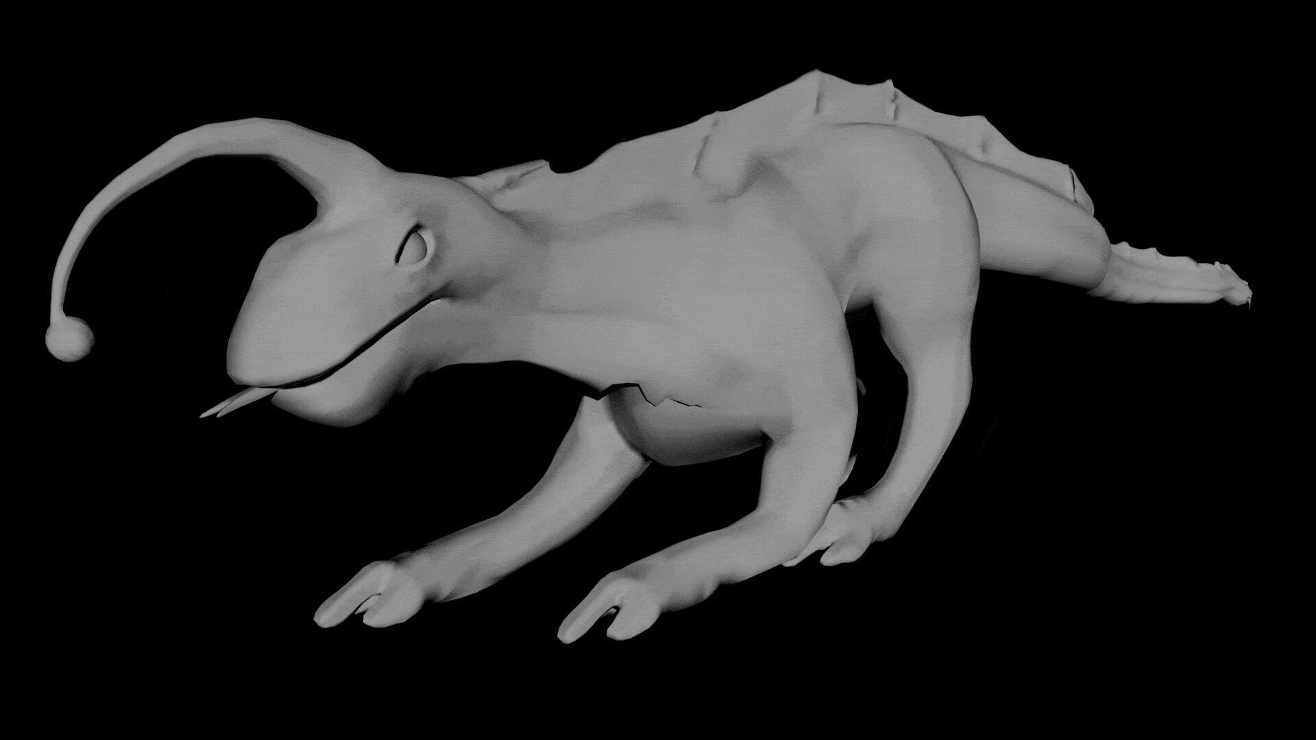 ArtStation - Astral Disorder Monster Sneaking Animation