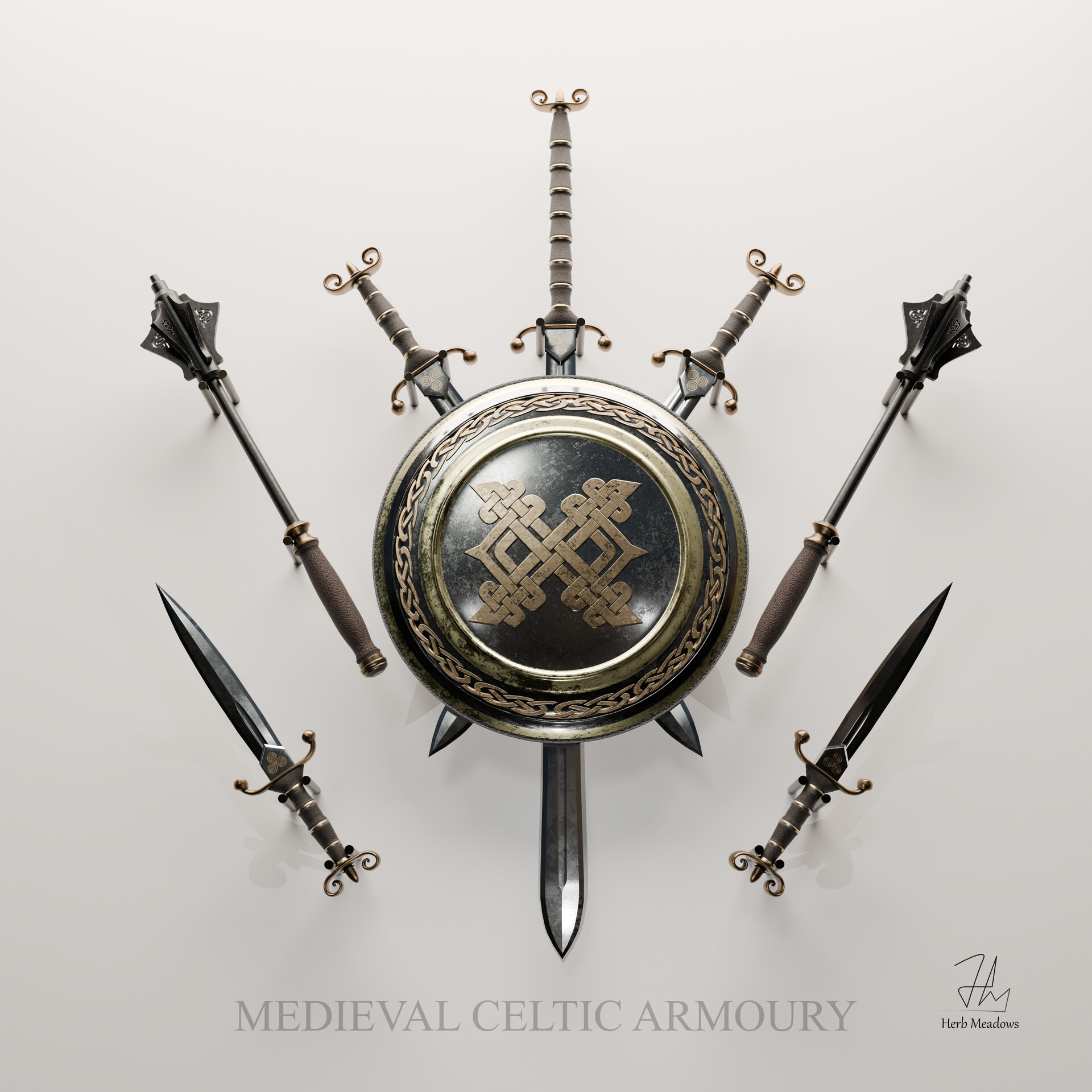 ArtStation - Medieval Celtic Armoury