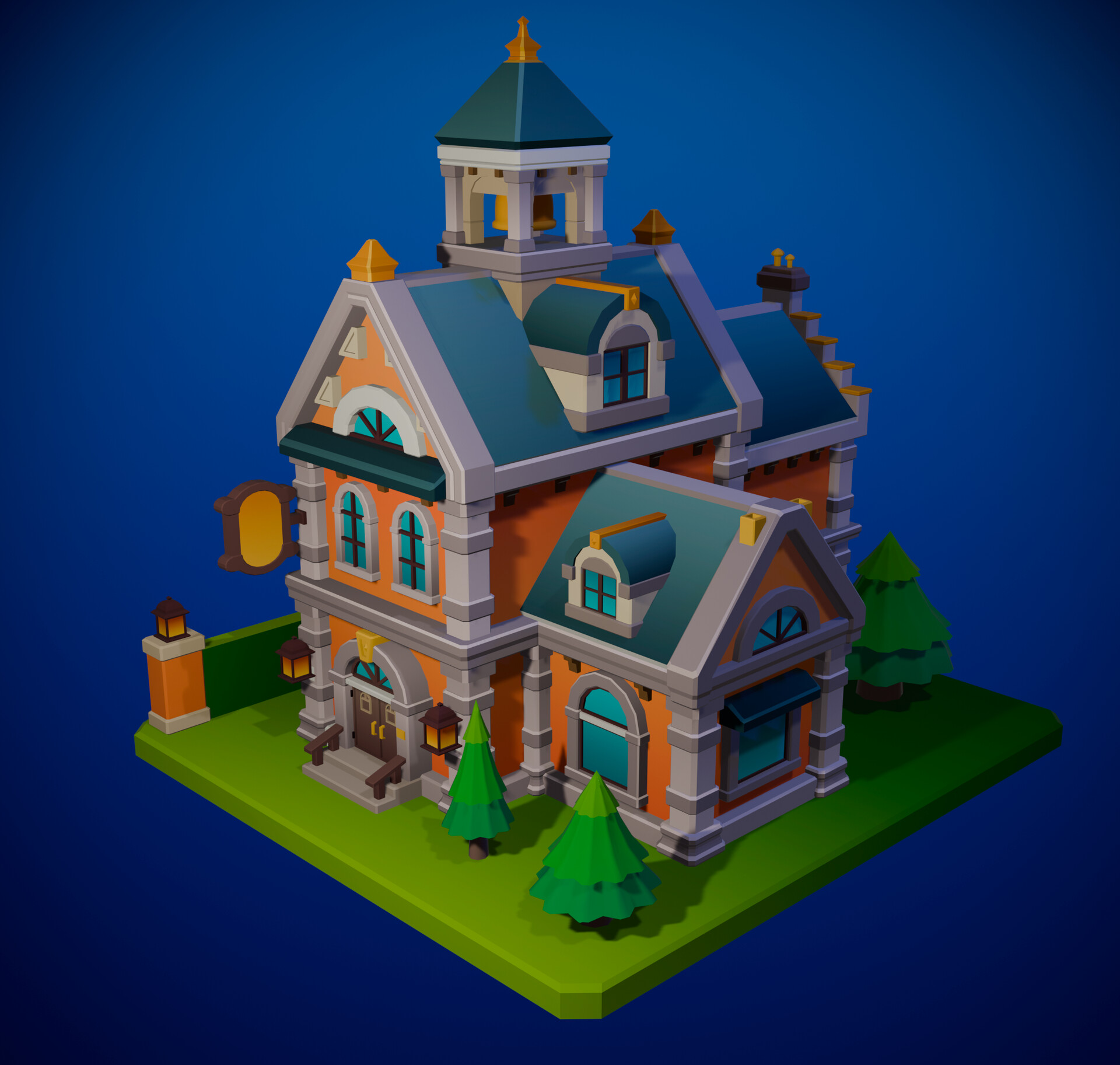 ArtStation - Stylized low poly props