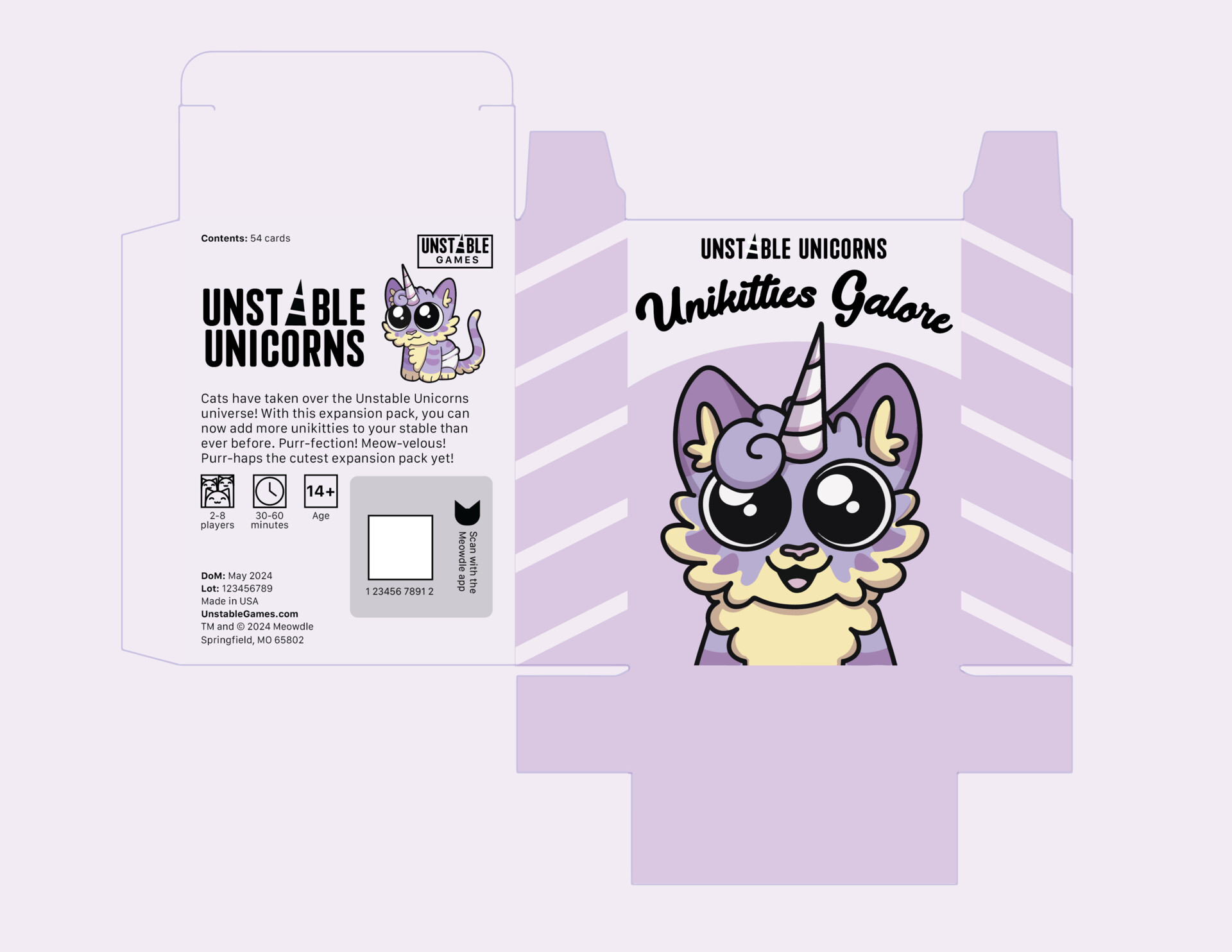 ArtStation - Card Game Design/Redesign: Unstable Unicorns - Unikitties ...