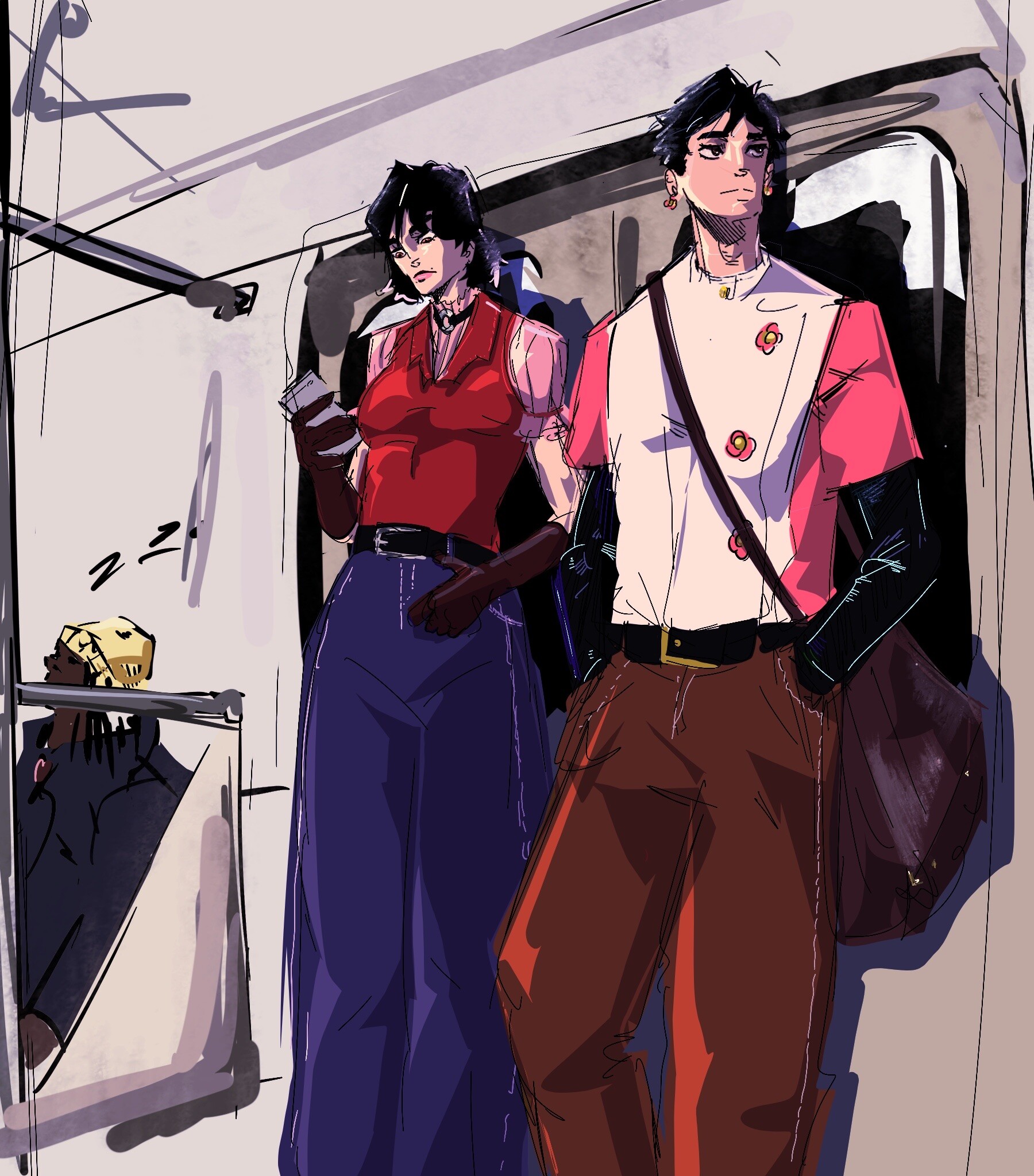 ArtStation - On The Metro