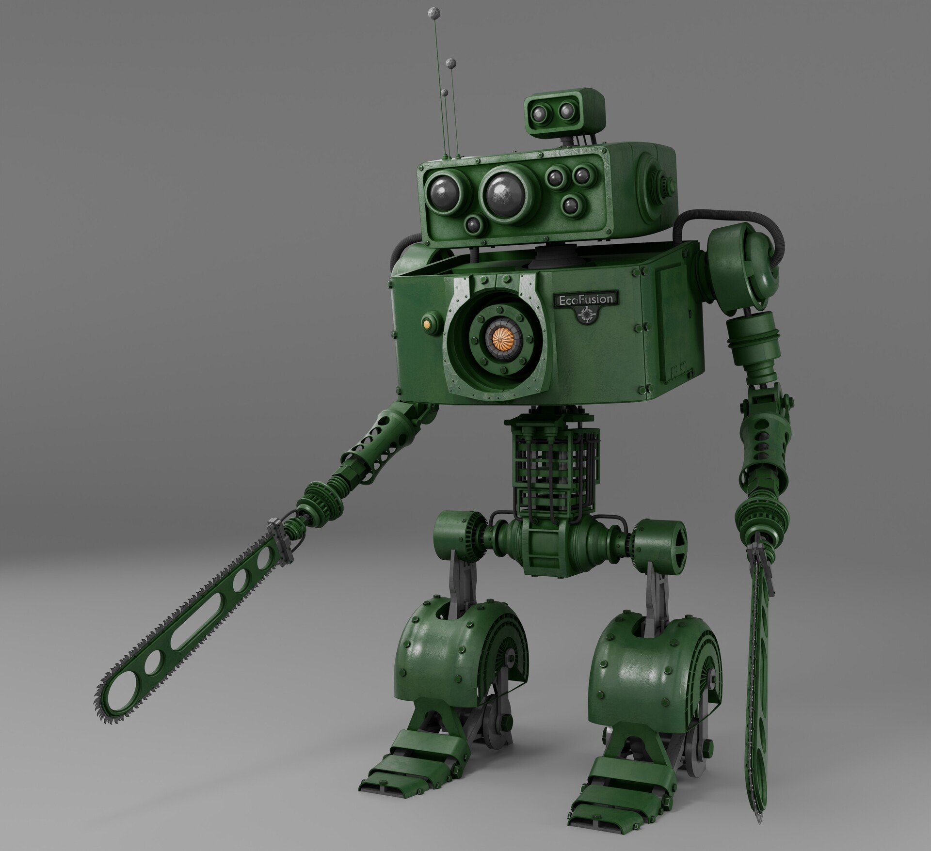 ArtStation - 3D Robot Textured Render 01