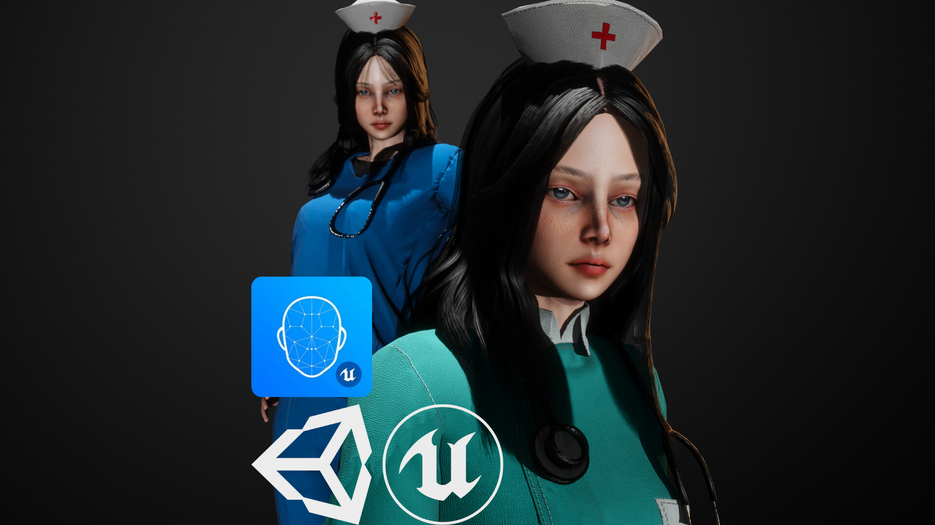 ArtStation - Realistic Nurse - GameReady