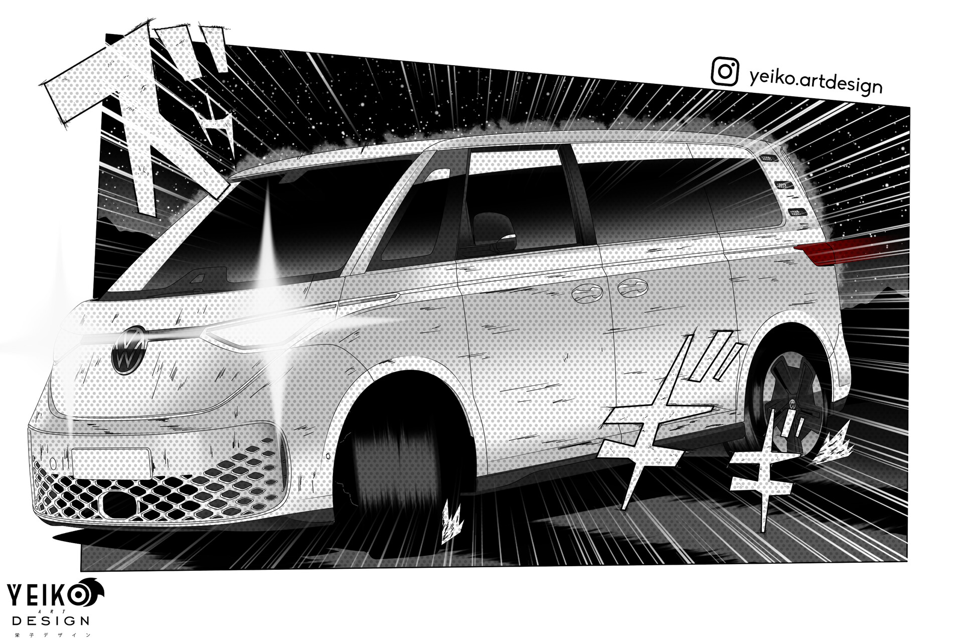ArtStation - Volkswagen ID Buzz