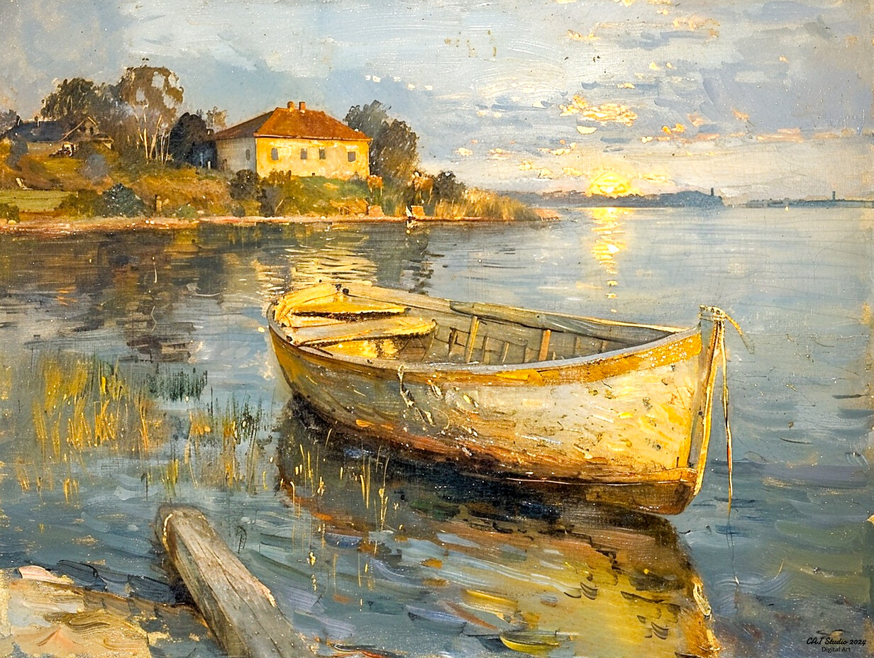 ArtStation - Summer by the lake