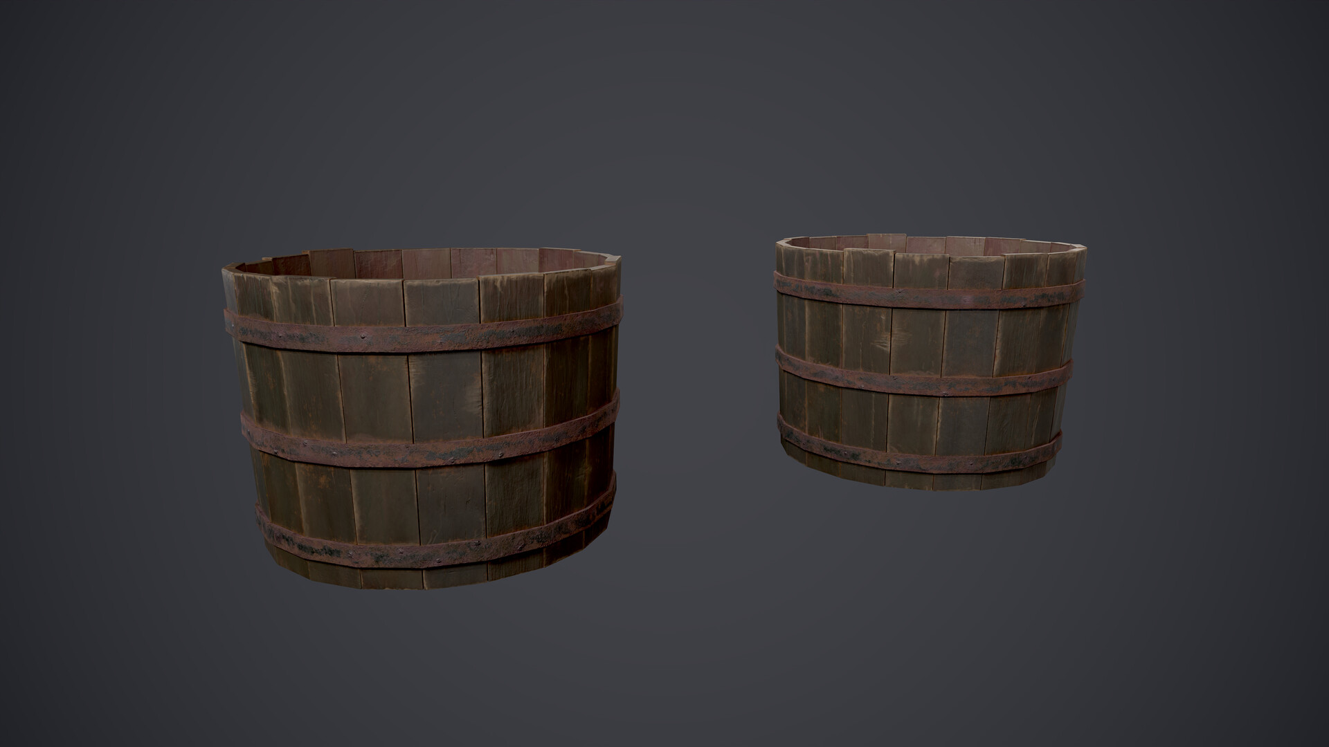 ArtStation - Wooden Bucket