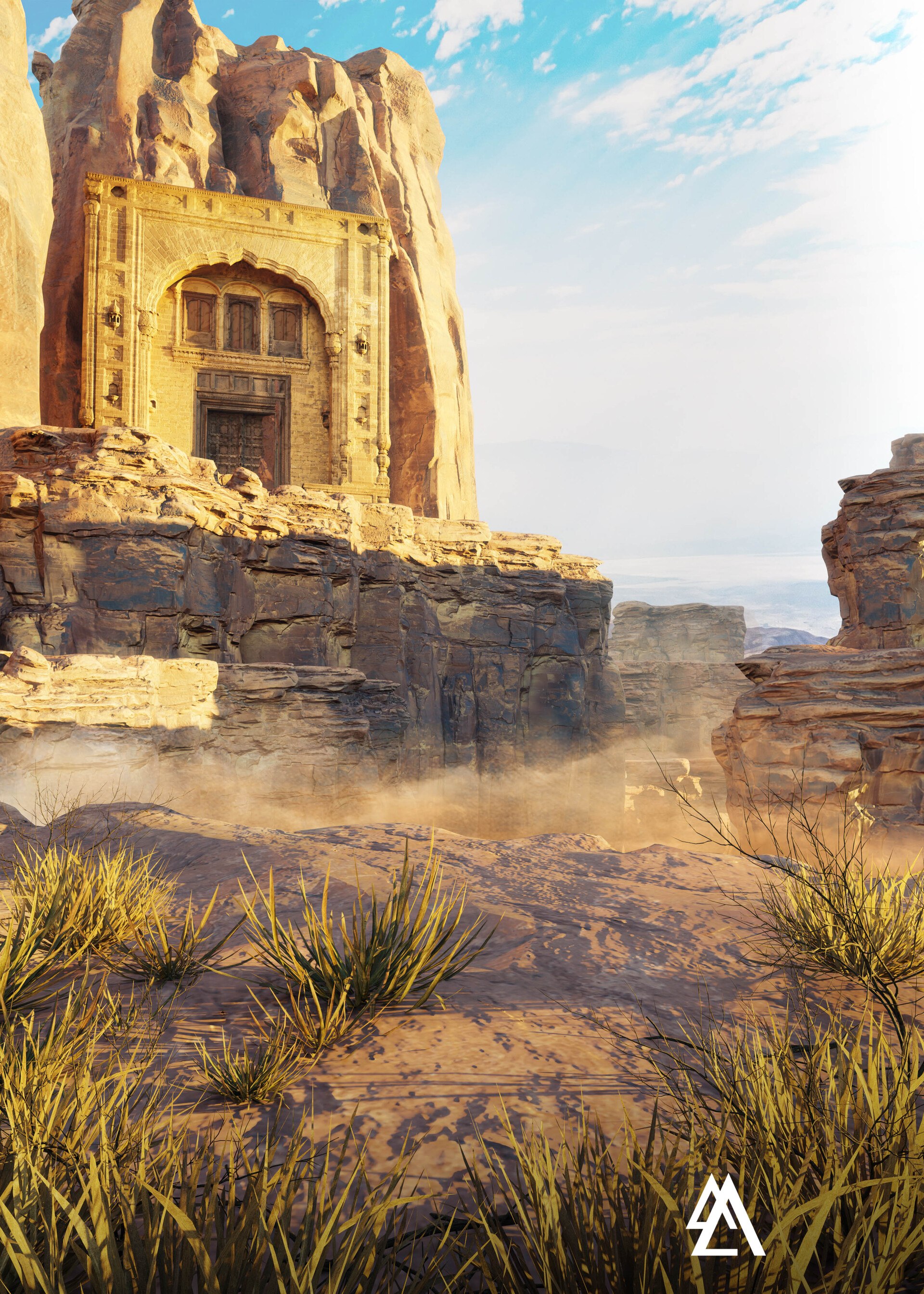 ArtStation - Cliff Entrance