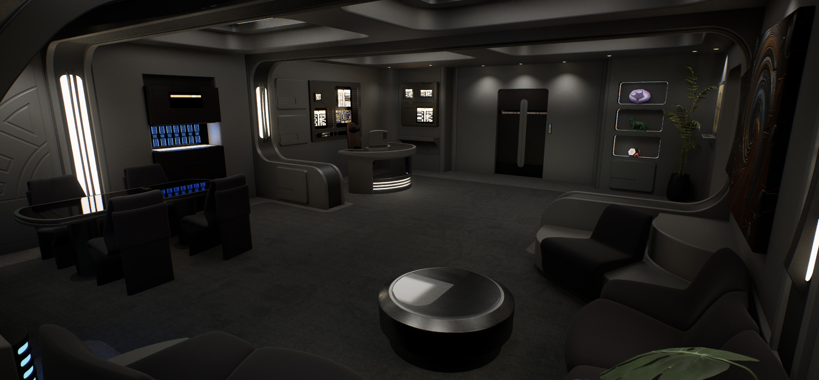 Daniel Korican Portfolio - Crew Quarters (Janeway, Chakotay, B'Elanna)