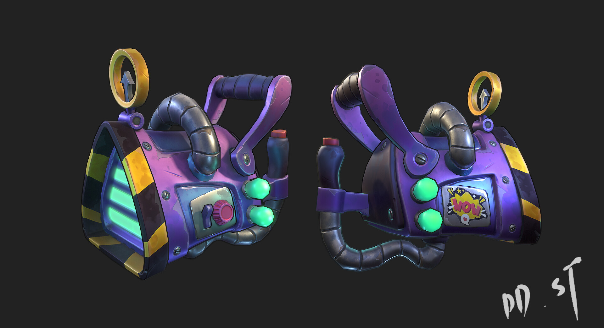 ArtStation - Cartoon Gun