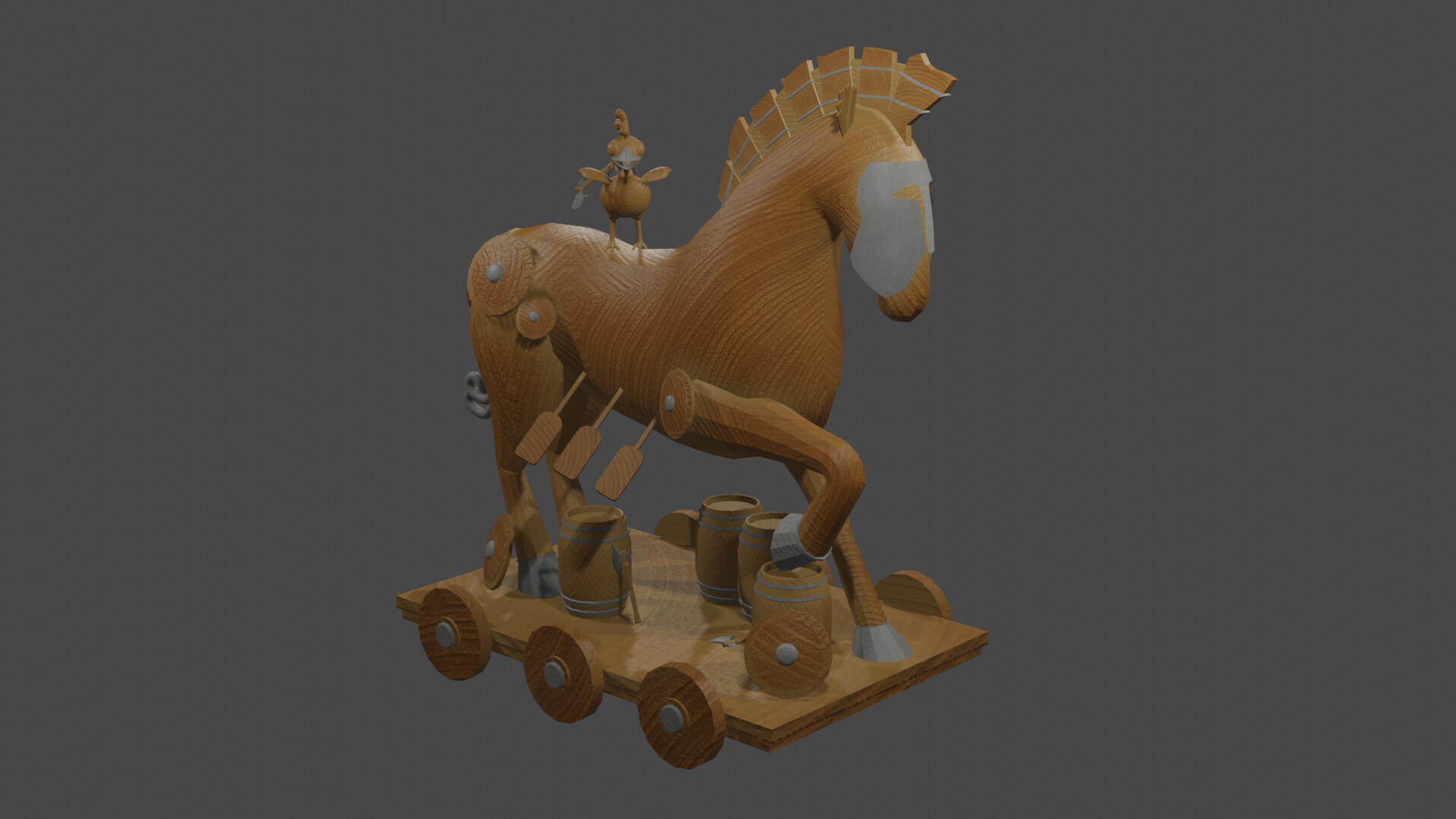 ArtStation - trojan horse (GG awards)