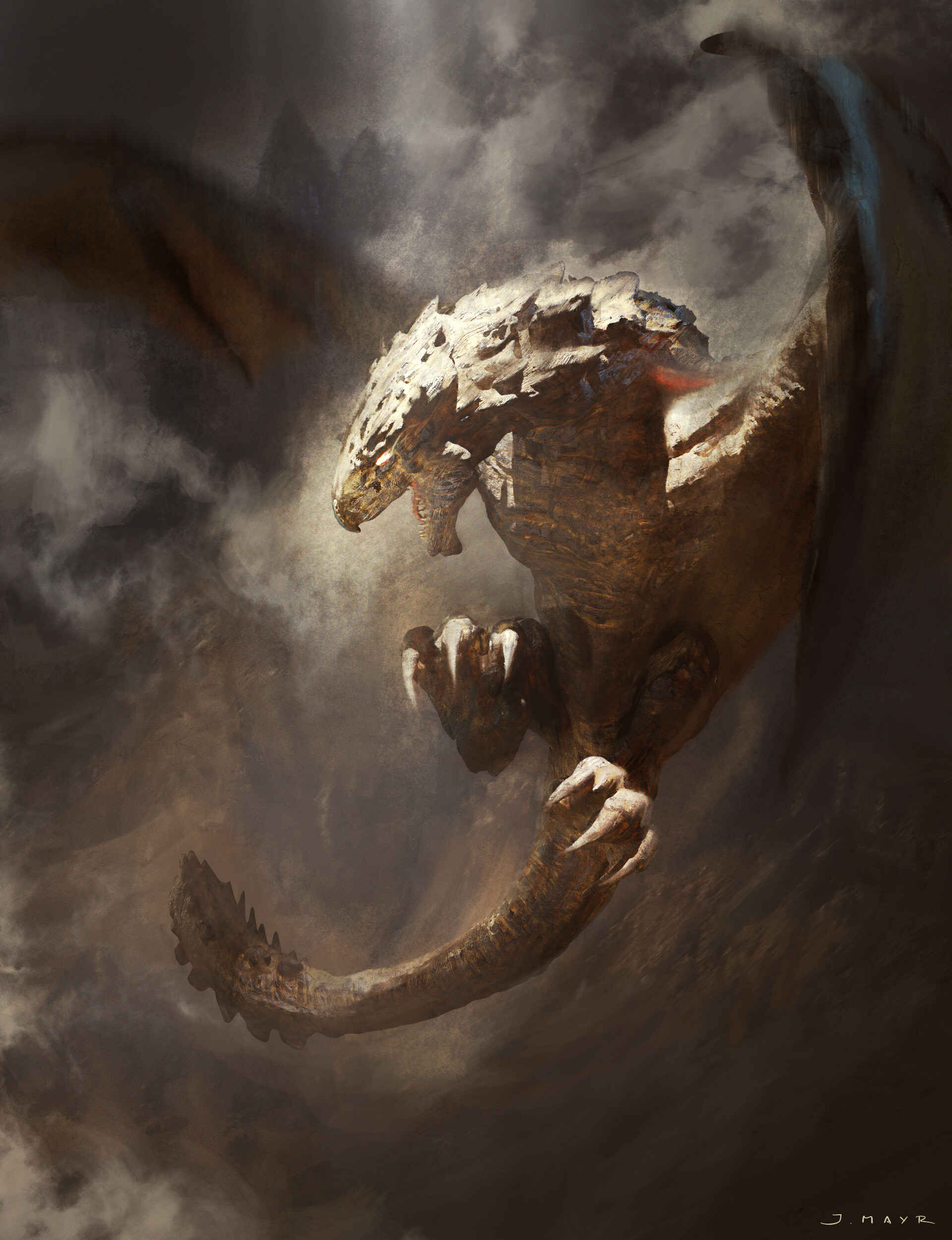 ArtStation - Mountain Wyvern