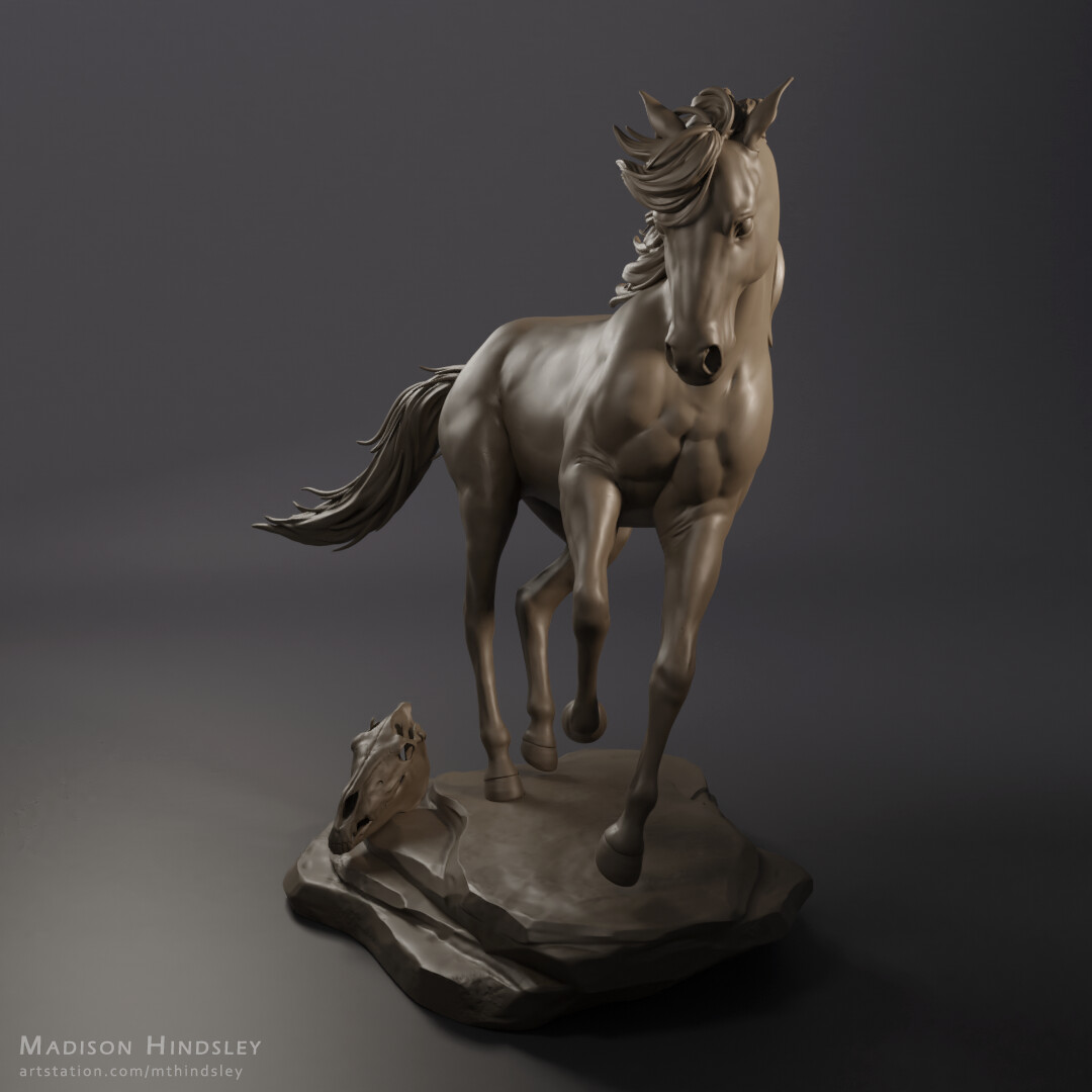 ArtStation - Horse Study