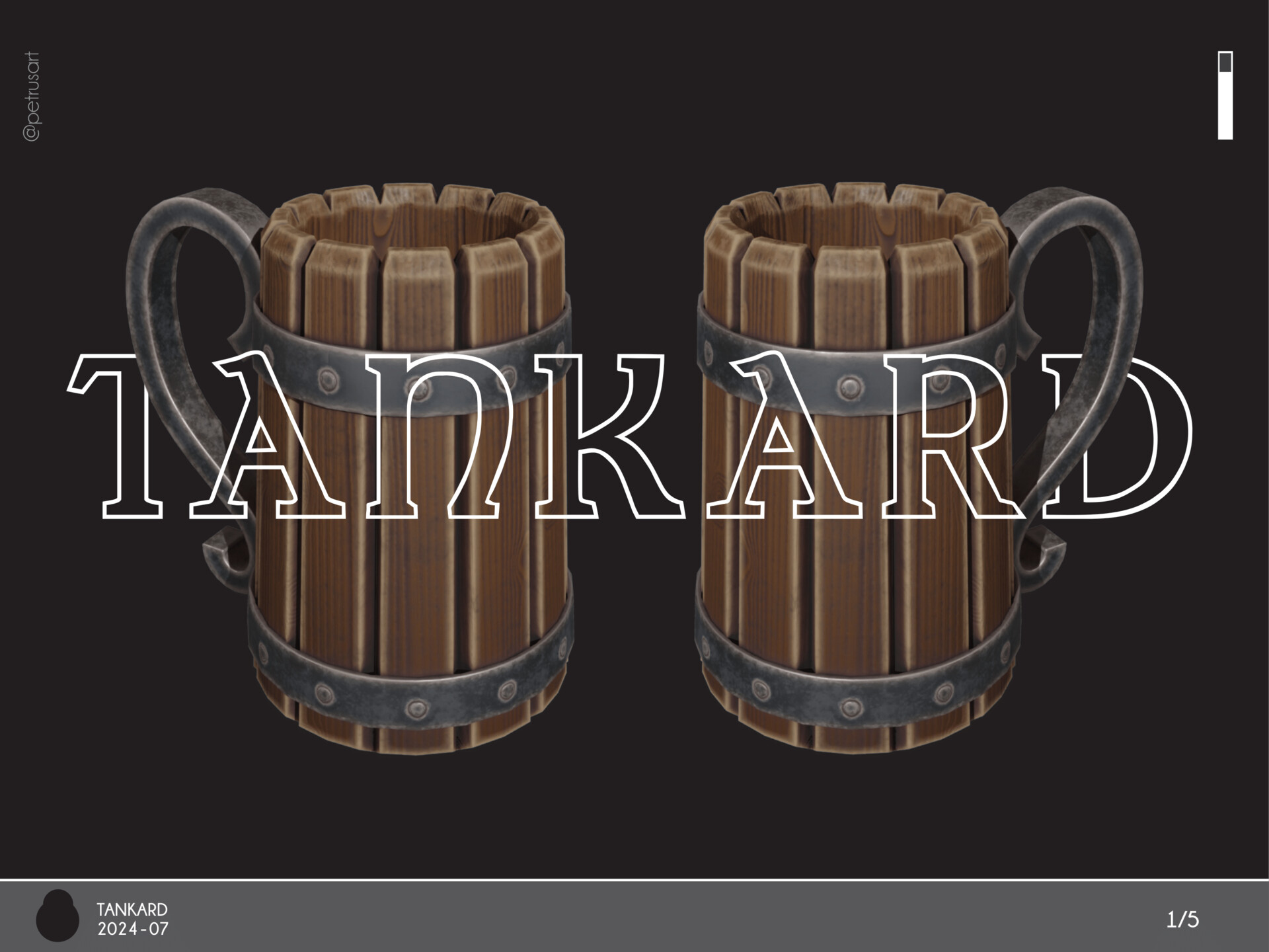 ArtStation - Tankard - Game Ready Asset