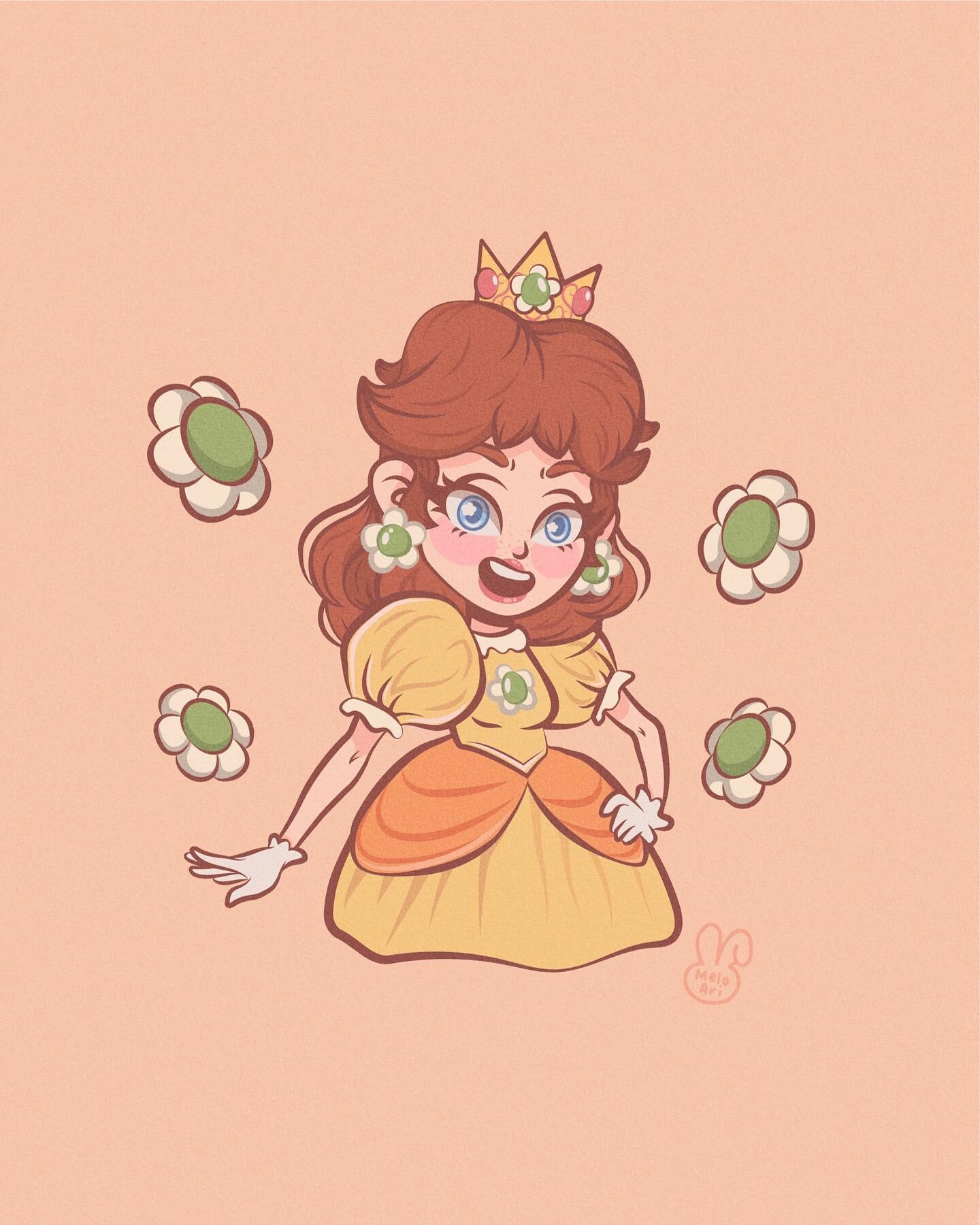 ArtStation - Princess Daisy FanArt by Melo