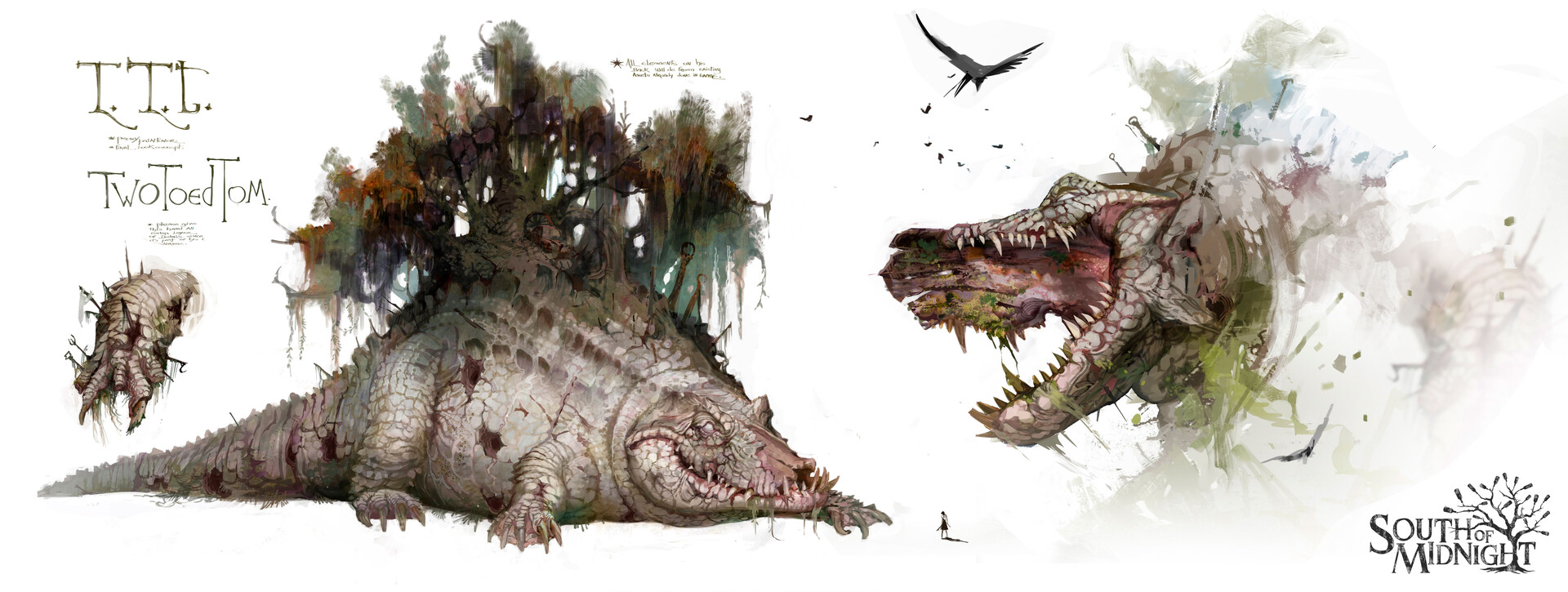 João Bragato - South of Midnight - Mythical Creature Concepts