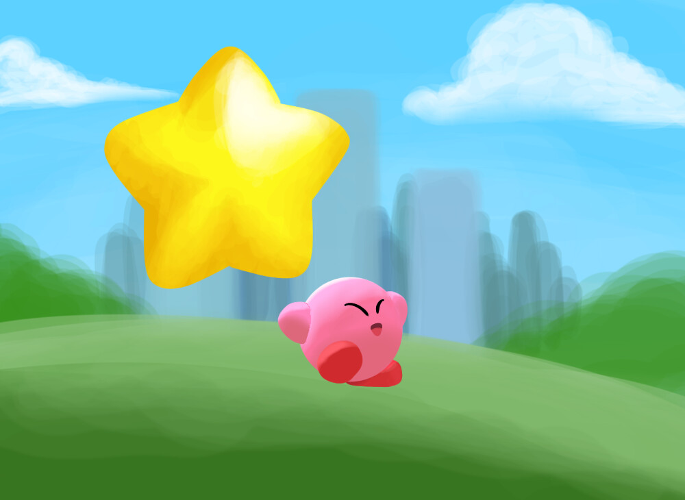 ArtStation - Classic Kirby Intro Animation