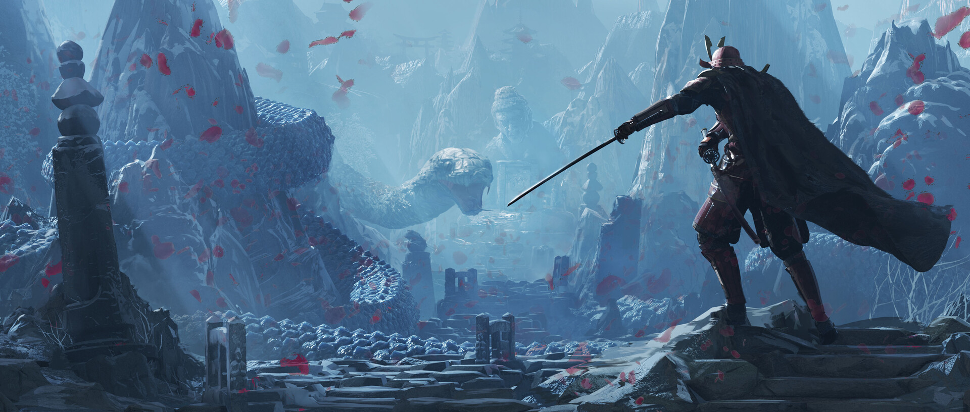 Oleg Kudryavtsev - Sekiro-like fan art