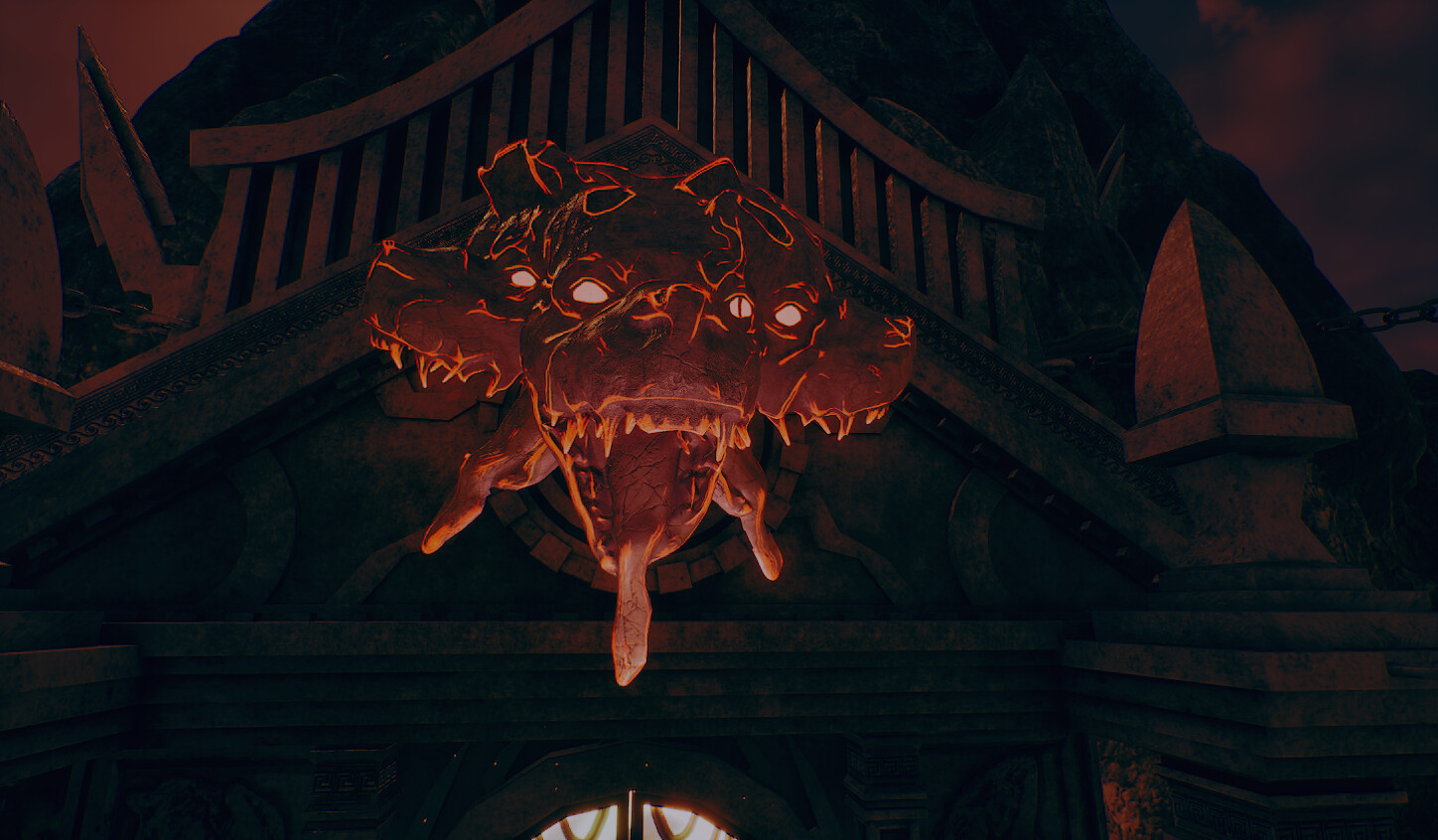 ArtStation - Cerberus statue (BUAS Block D project)