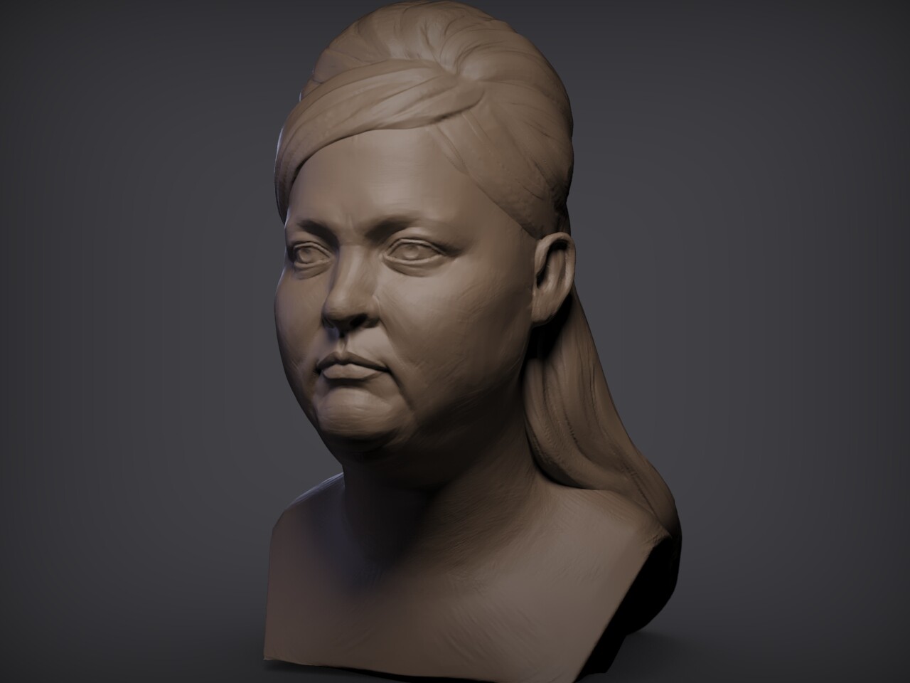 ArtStation - Fat sister avatar carving practice