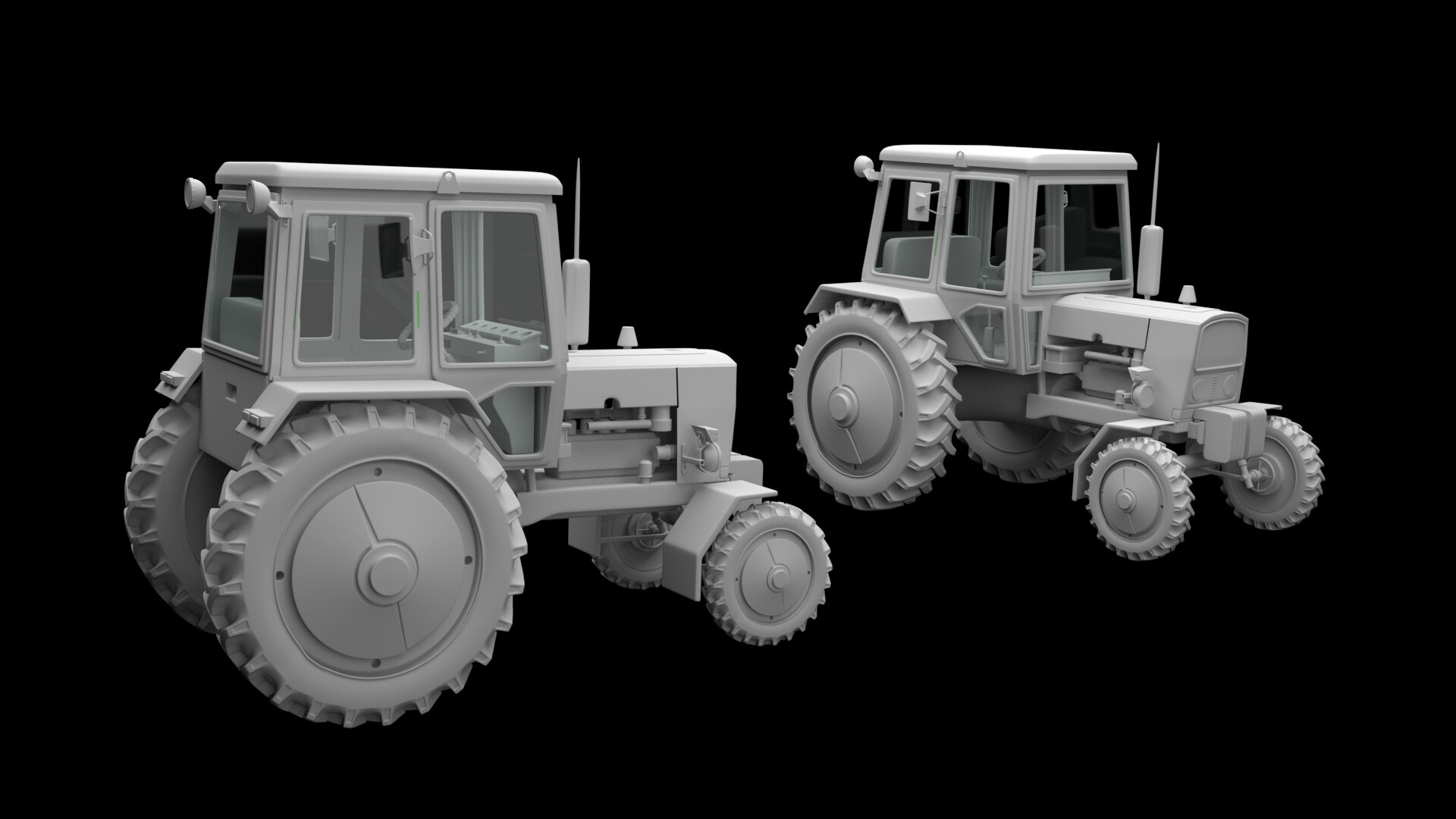 ArtStation - UMZ-8 Tractor