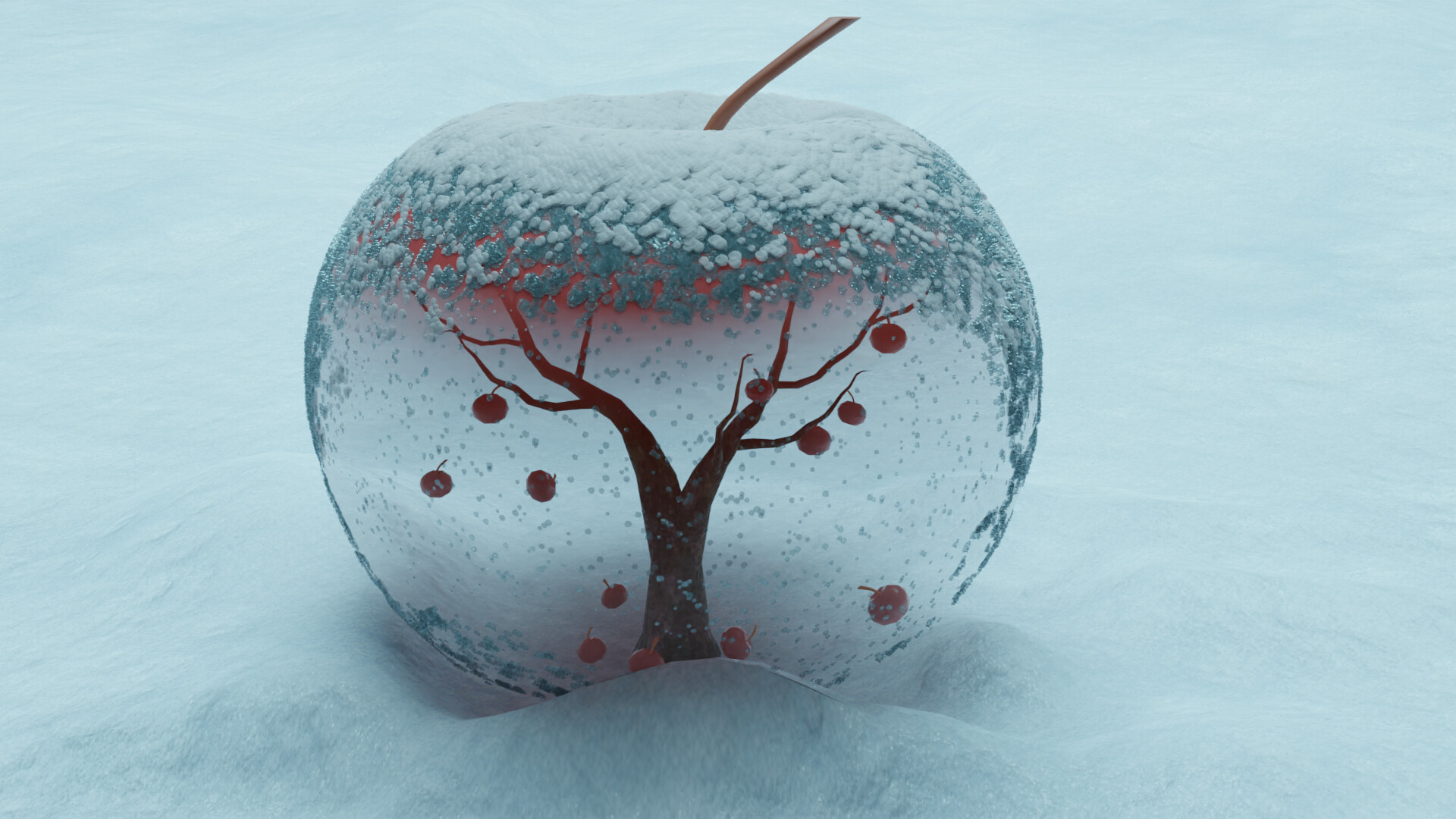 ArtStation - Ice apple