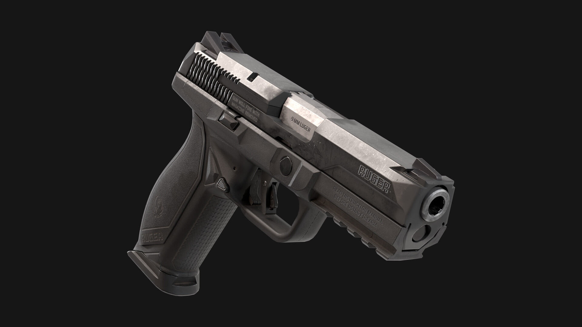 ArtStation - Ruger American Pistol