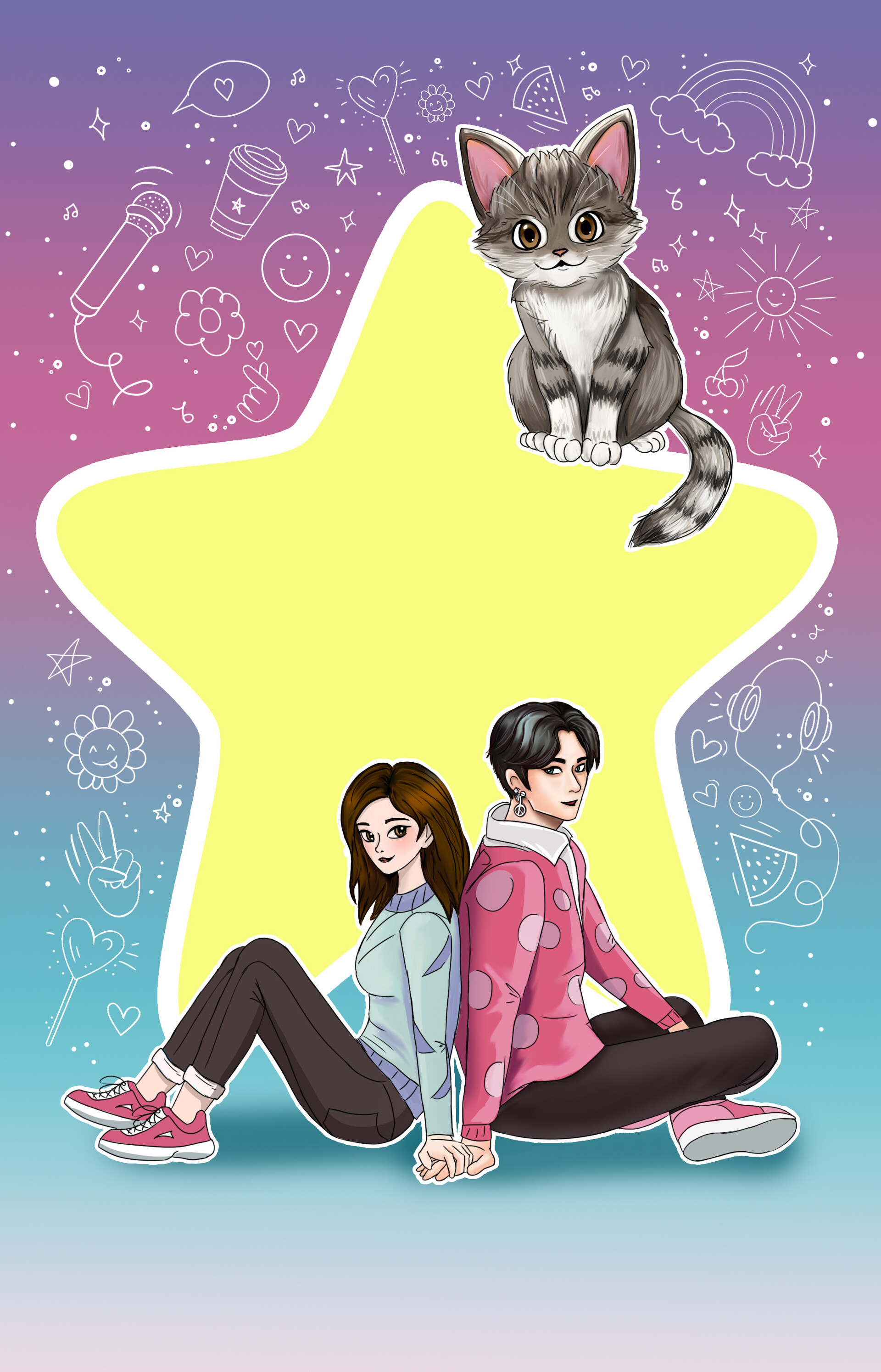 ArtStation - K-pop book cover