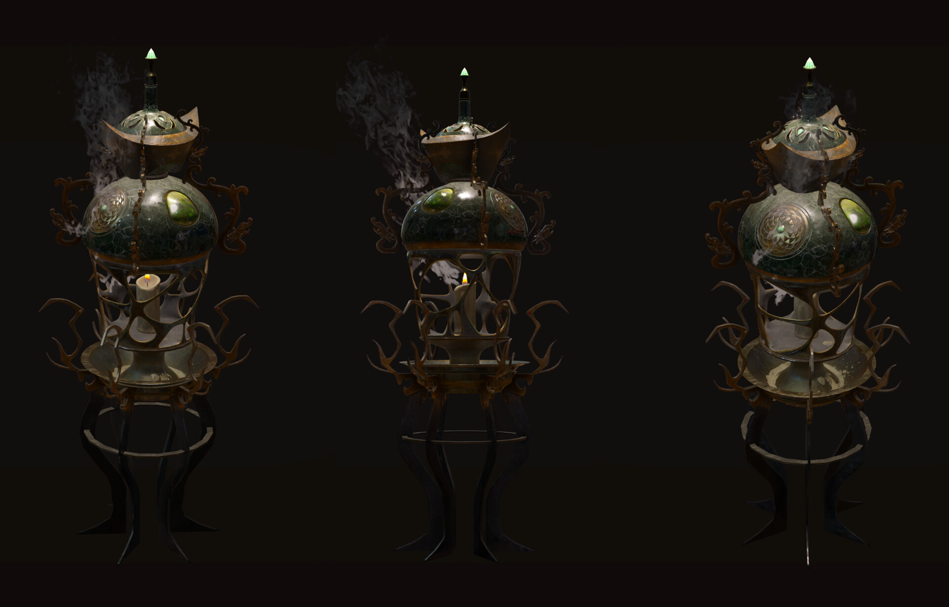 Kelsey Dong - Ancient Gourd-shaped Censer