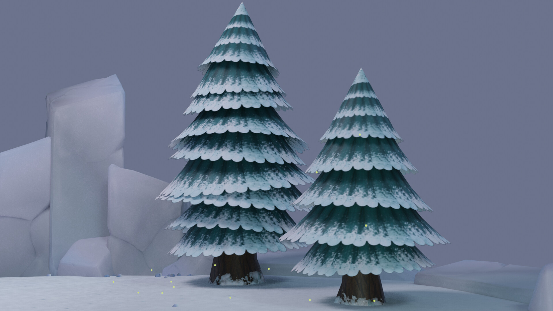 ArtStation - Winter assets - Prop Modeling