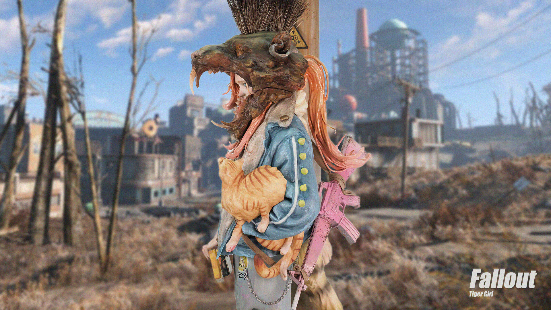 ArtStation - Tiger Girl （fallout ver.)