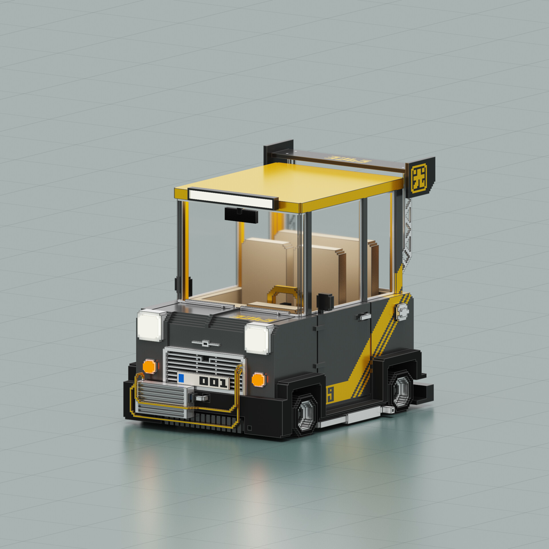 Voxelicious - Voxel Vehicles Pack 001 - 022 (22 vehicles)