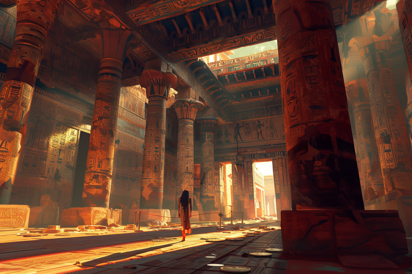 ArtStation - Lost in Time: An explorer’s journey through ancient mysteries.