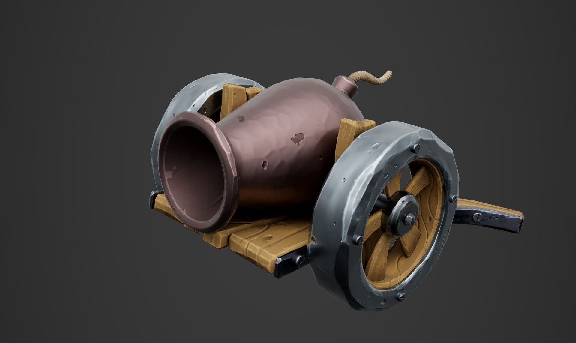 ArtStation - Stylized Cannon