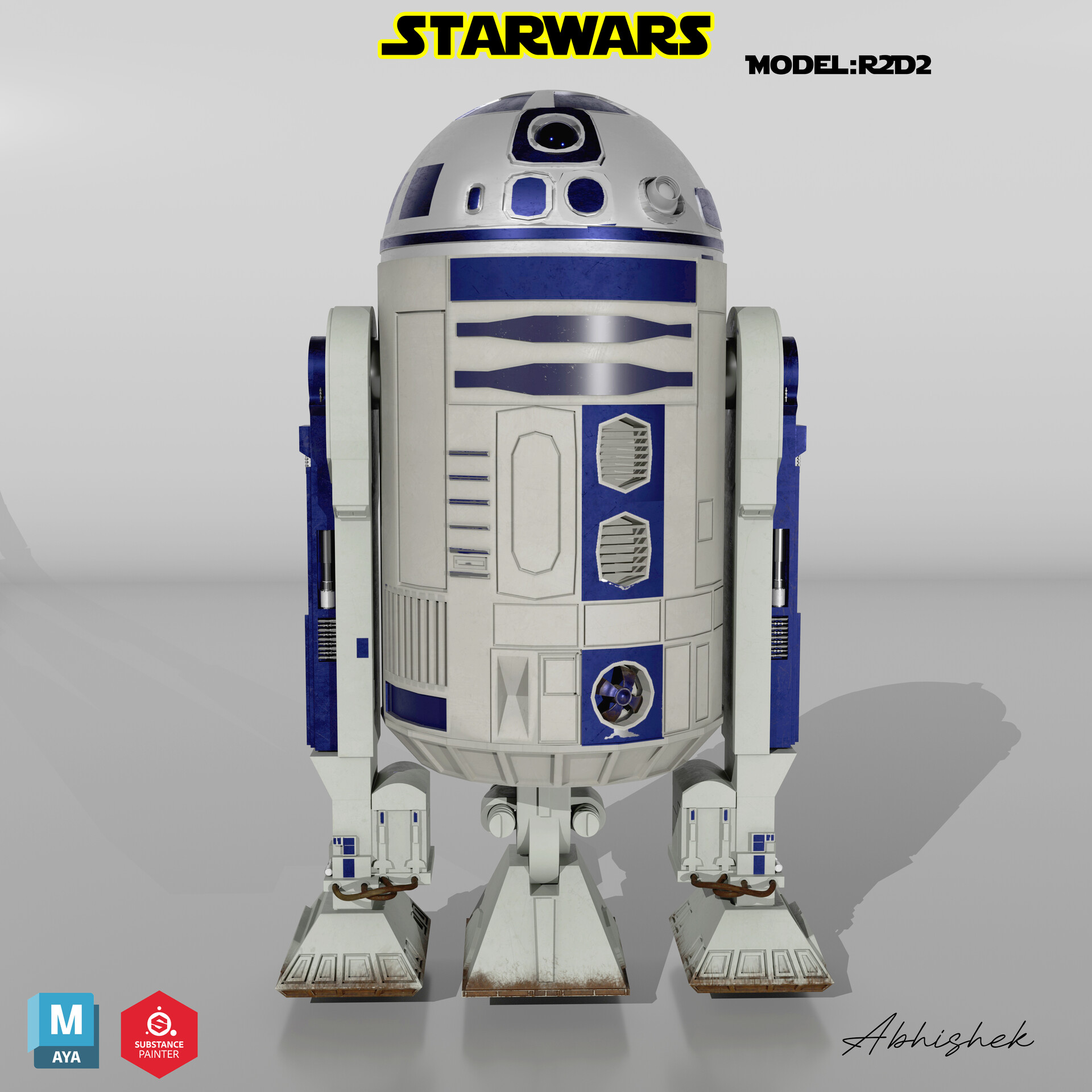 ArtStation - Starwars R2D2