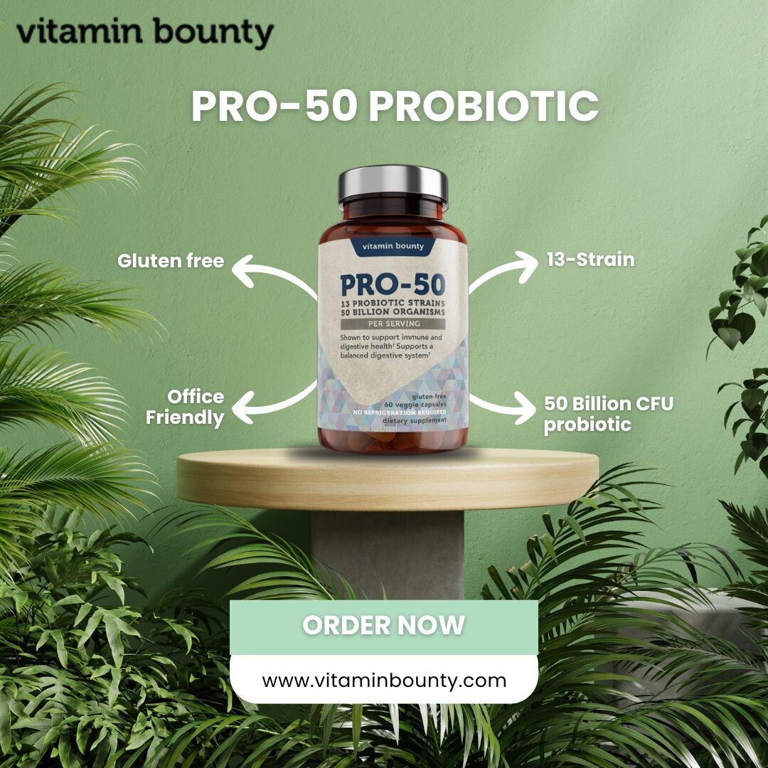 ArtStation - Enhance Your Gut Health with Pro-50 Probiotic: Vitamin Bounty