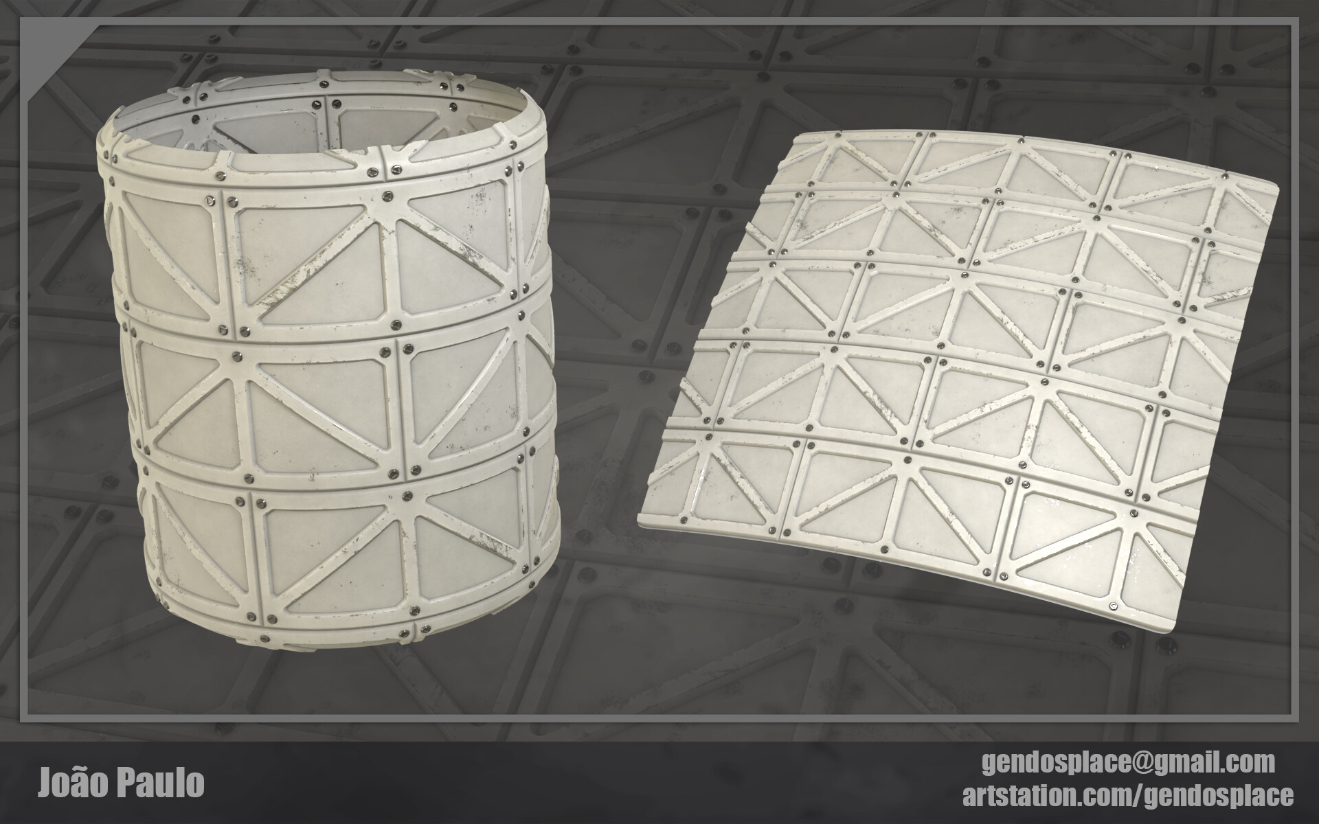 Joao Paulo - Sci-fi Metal Plate