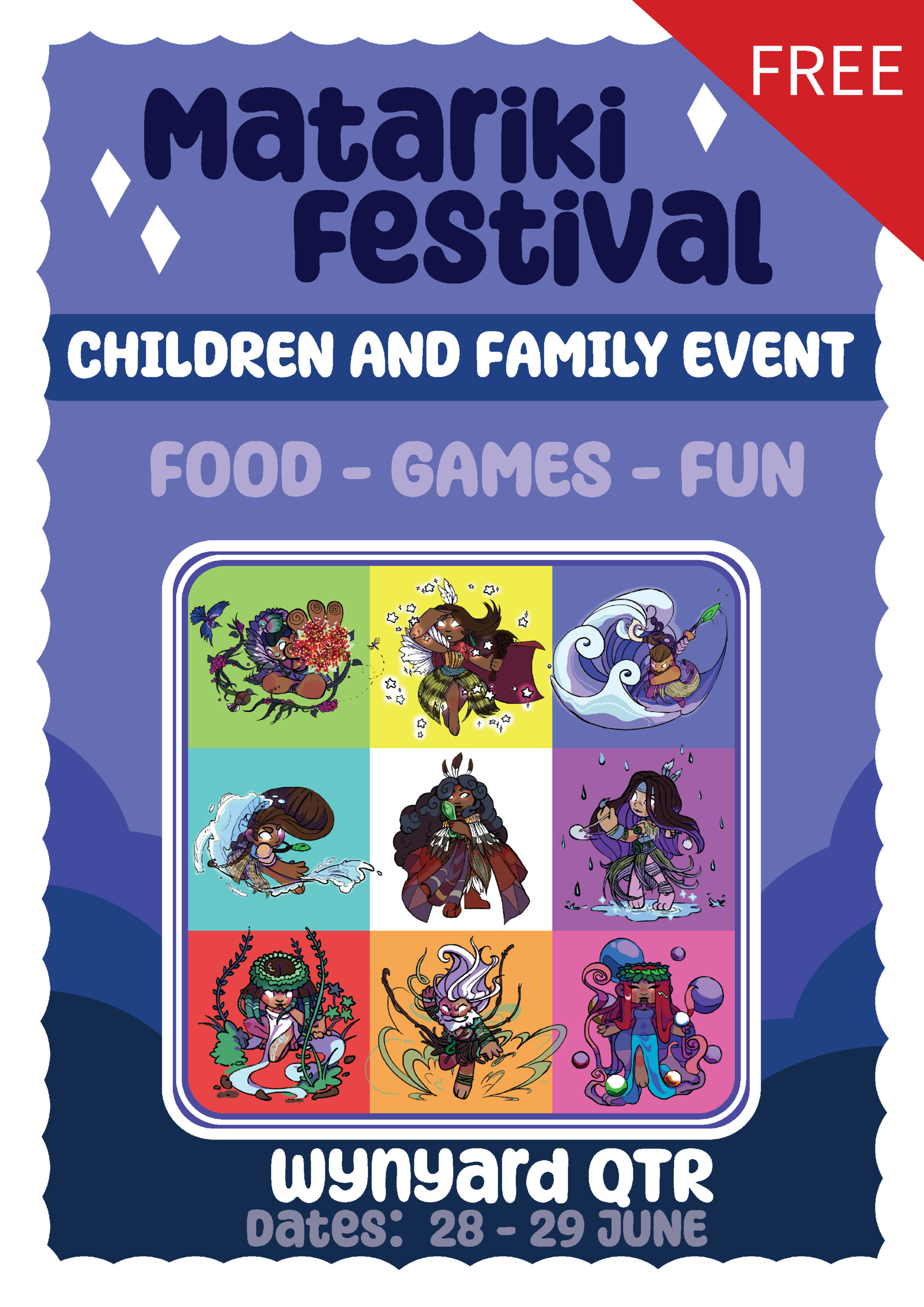 ArtStation - Matariki Festival Poster