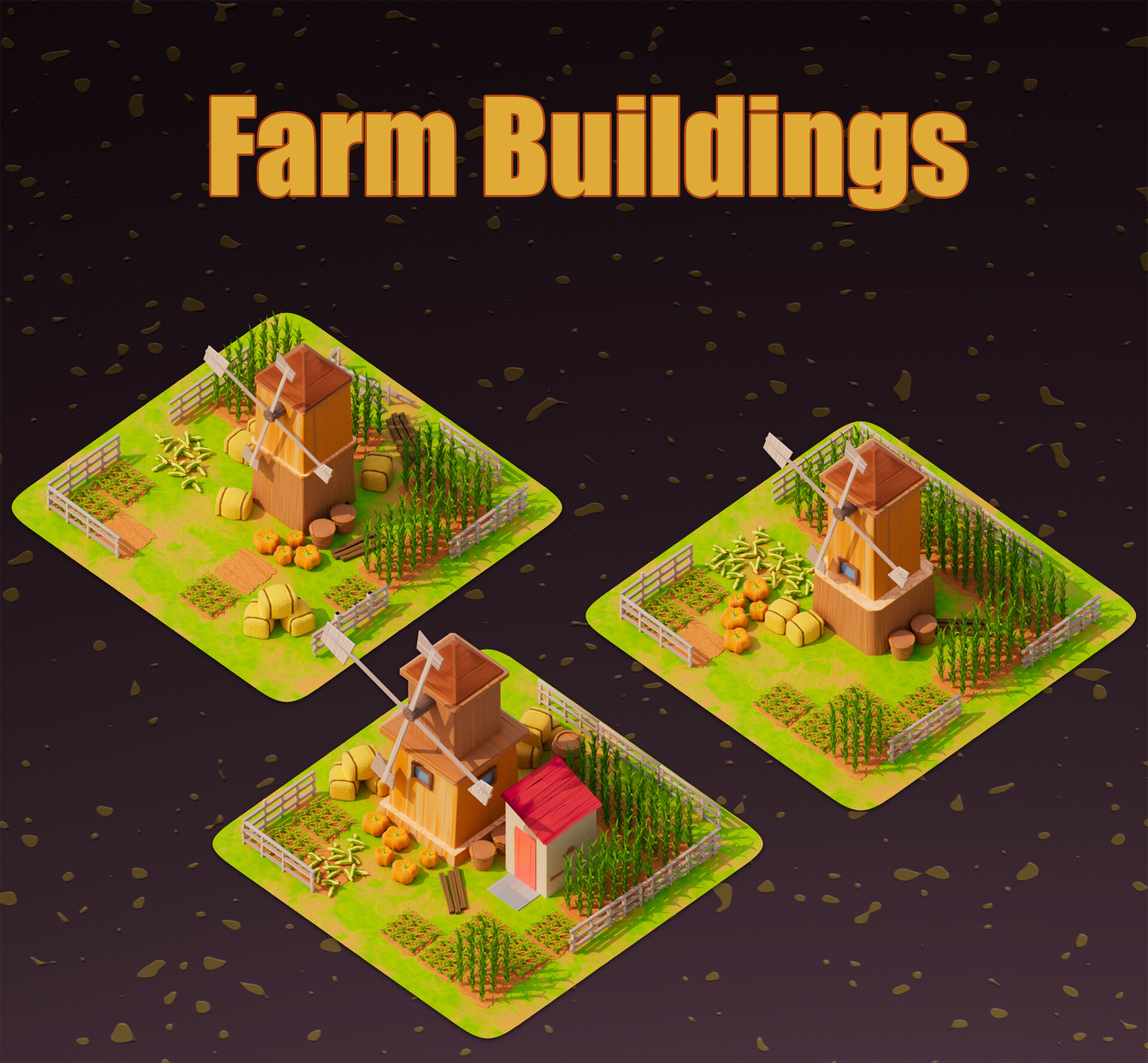 ArtStation - Farm Buildings