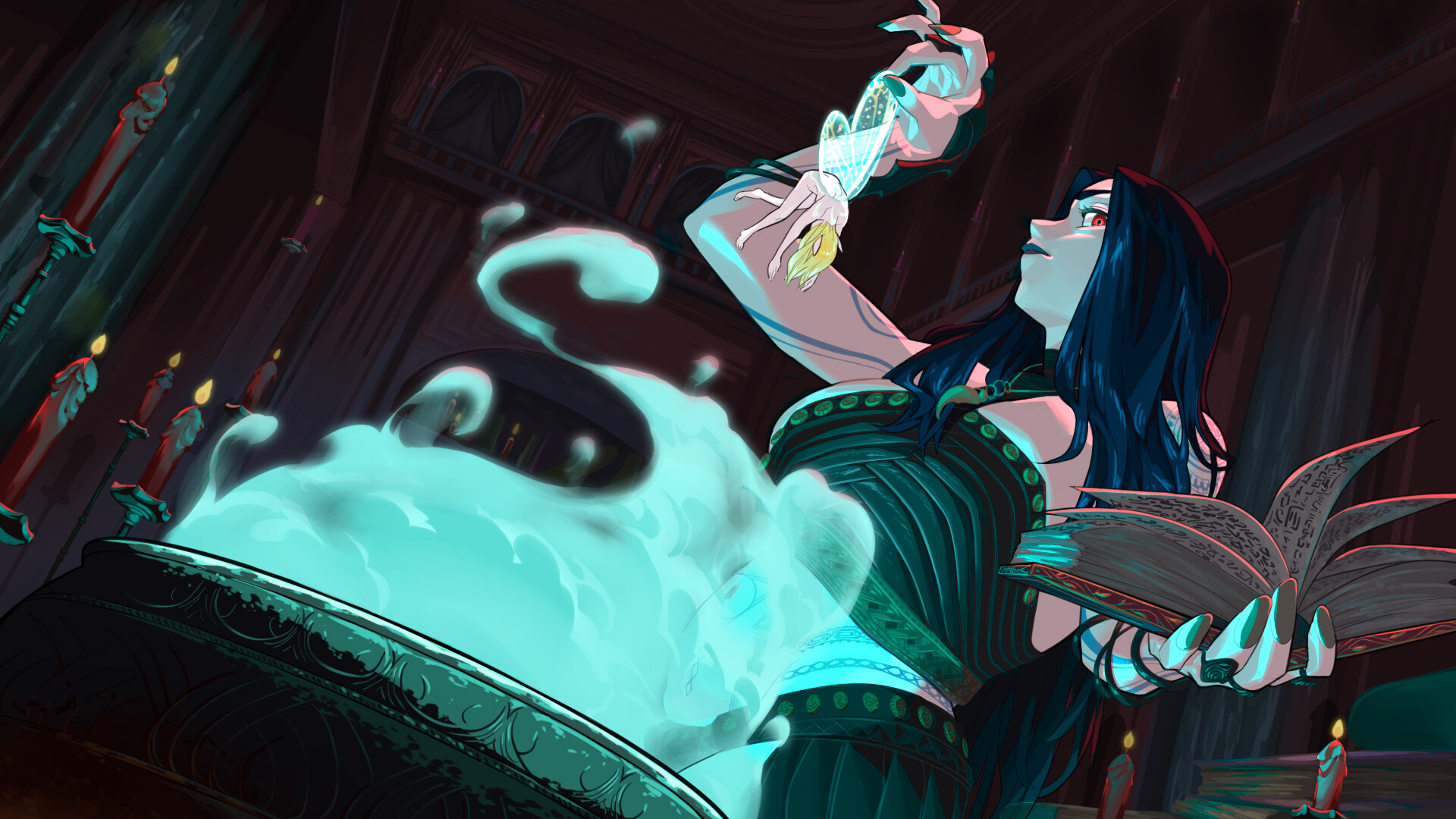 ArtStation - witch cauldron commission