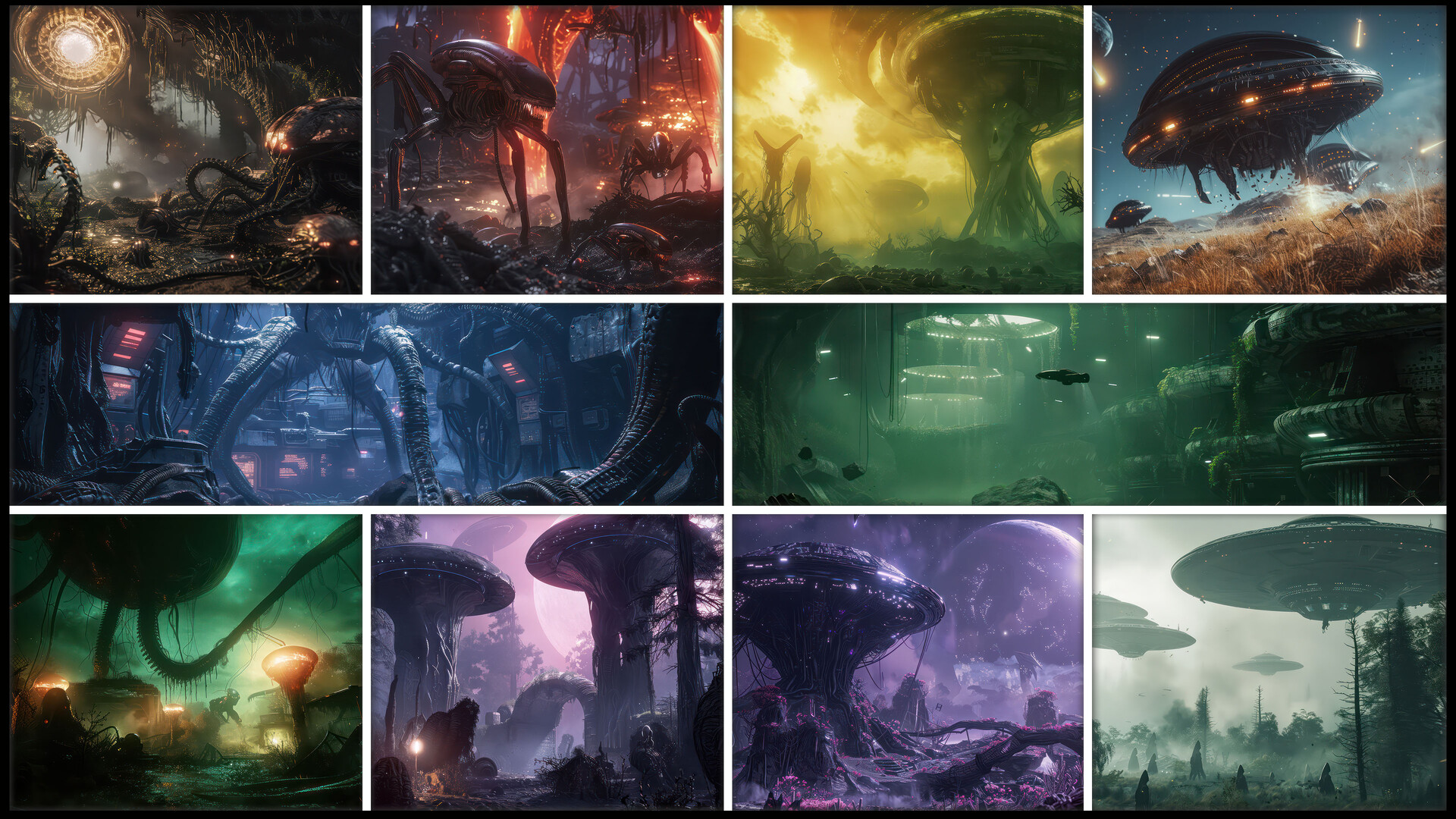 Ferial Concept - 🔹220 Alien Invasion Concept Reference Image Pack v.38 |4K|