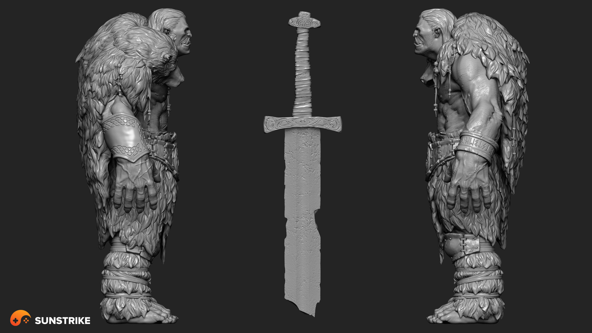 SunStrike Studios - Orc Sculpt and Renders