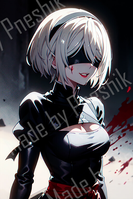 ArtStation - 2B in Stable diffusion (SFW)