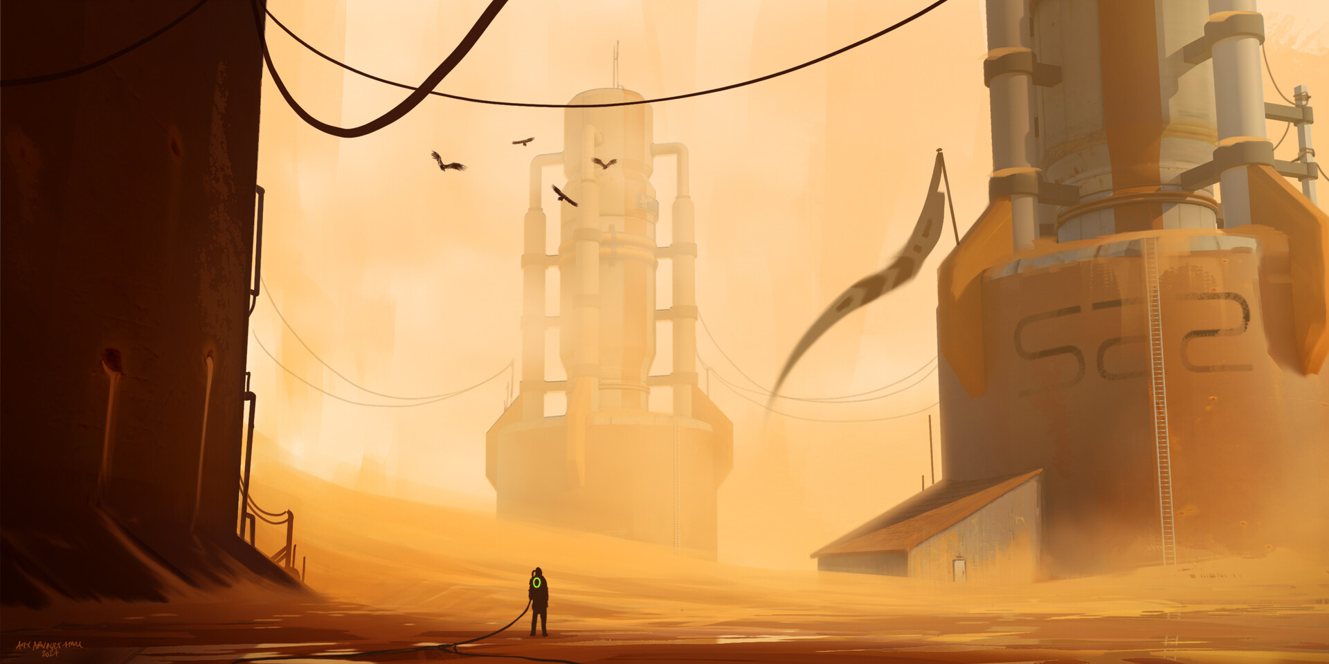 ArtStation - Desert Silos