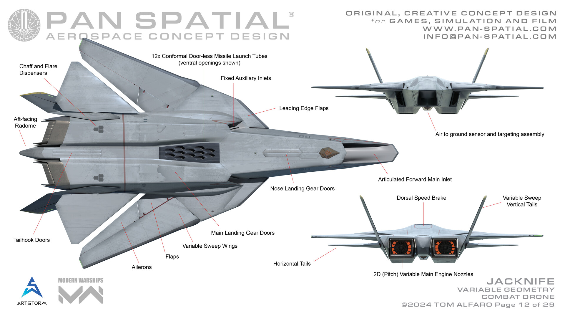 PAN SPATIAL Aerospace Concept Design - JACKNIFE