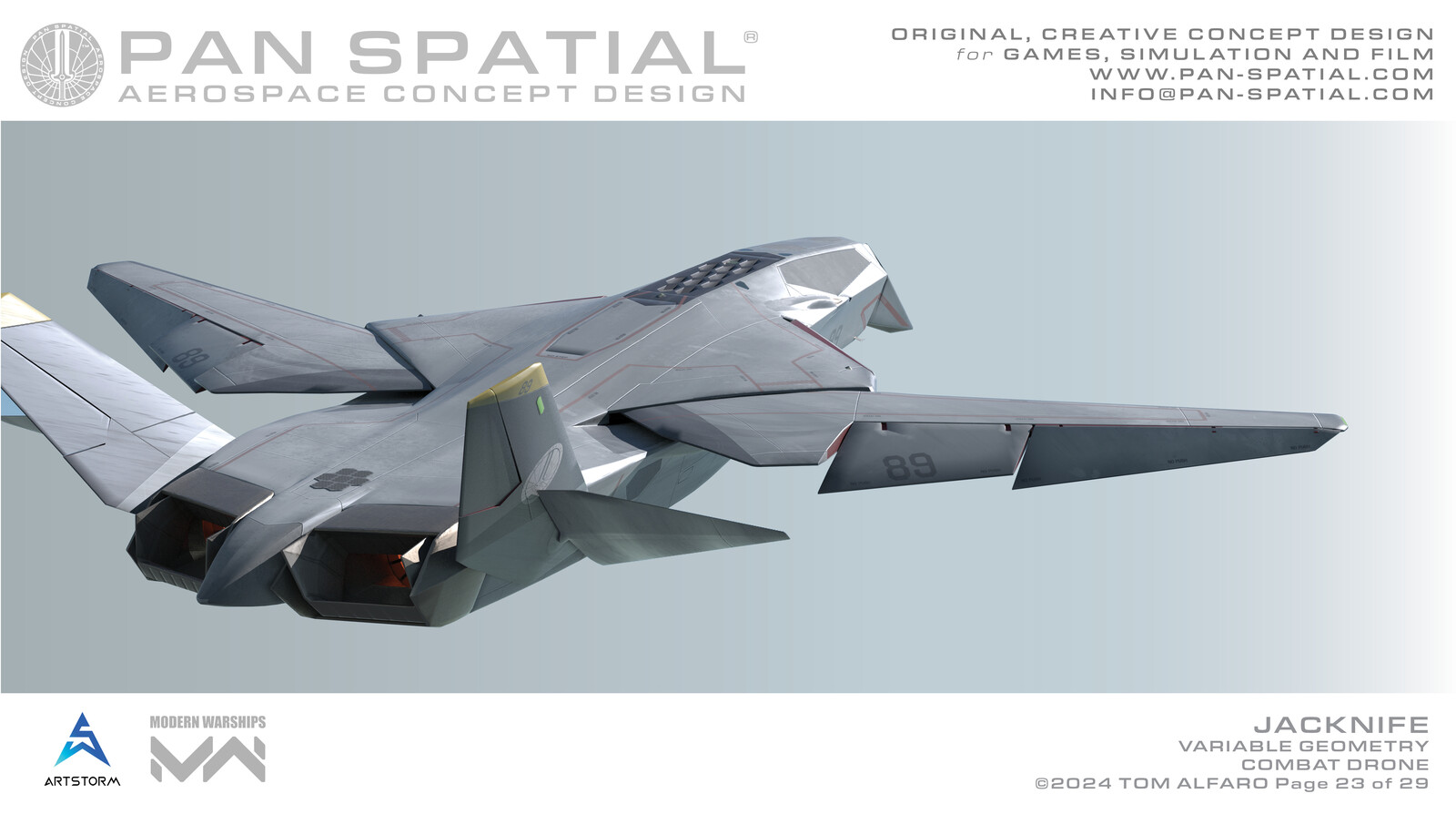 PAN SPATIAL Aerospace Concept Design - JACKNIFE