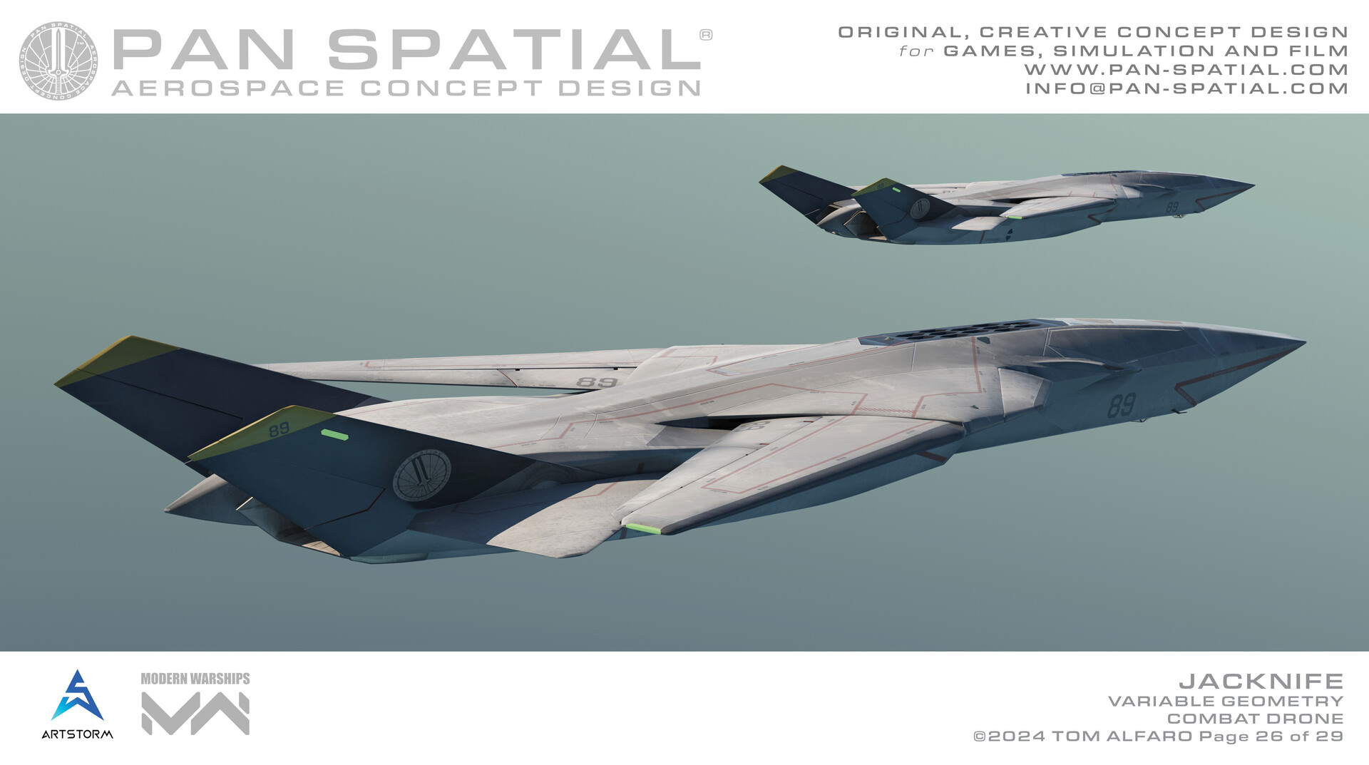 PAN SPATIAL Aerospace Concept Design - JACKNIFE