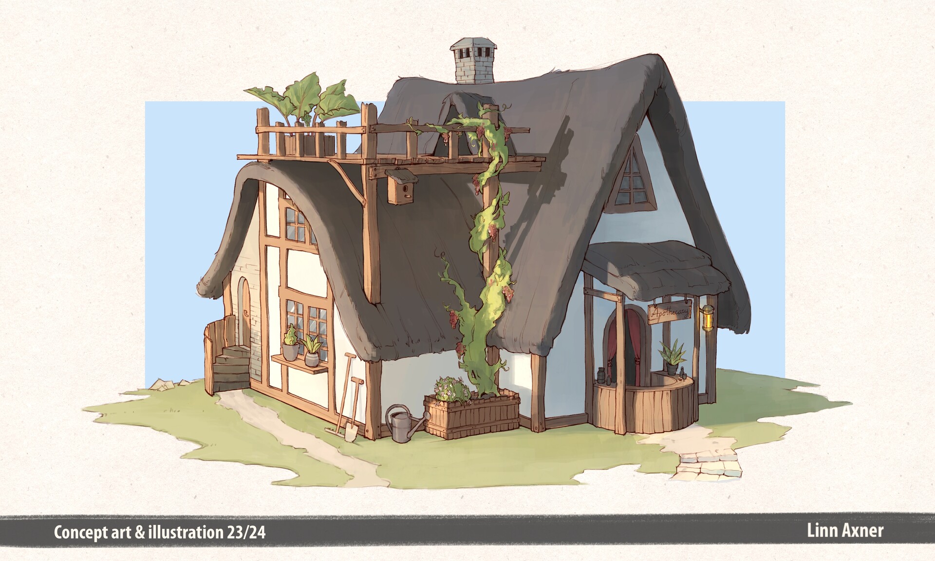 ArtStation - YEAR 2 - House & Set design