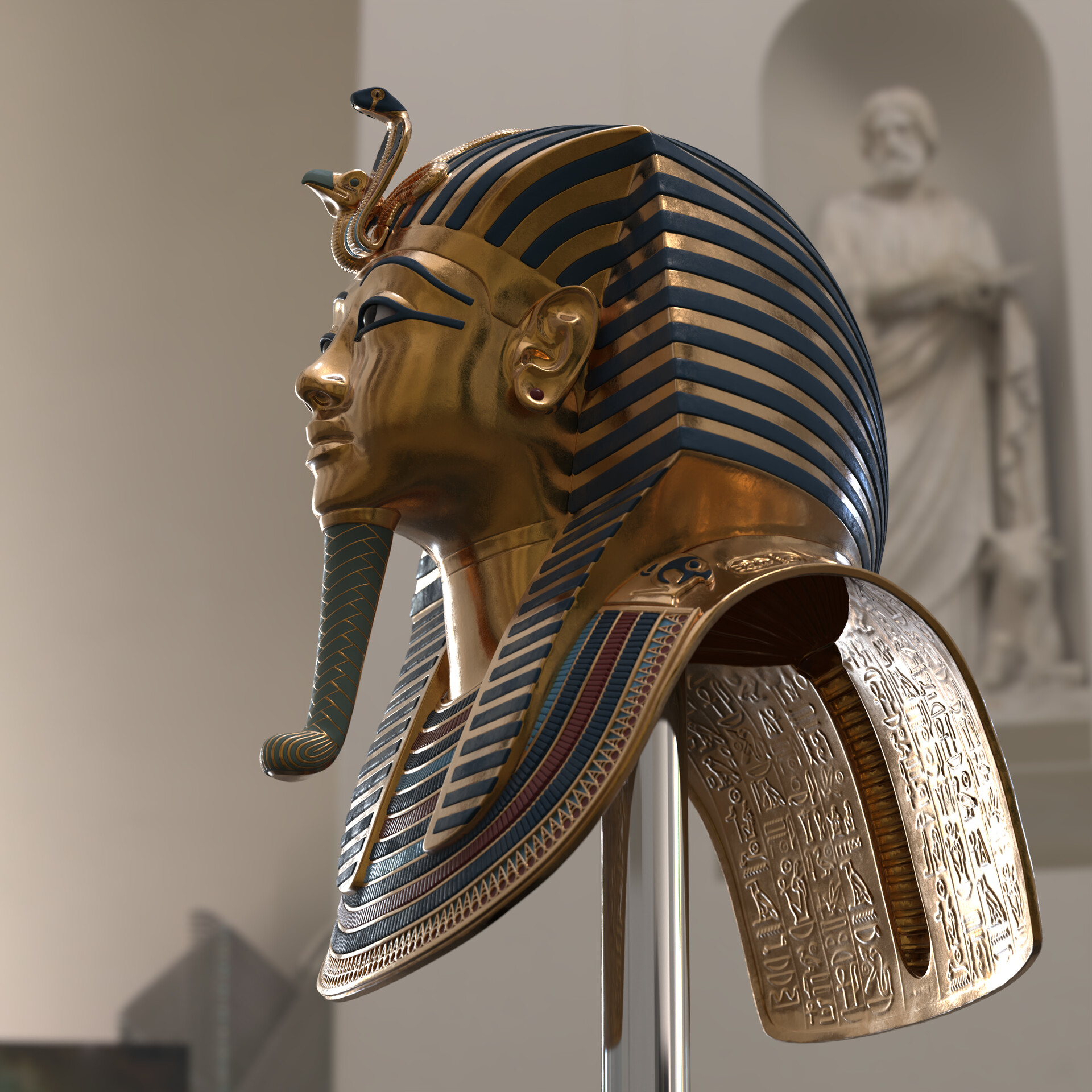 ArtStation - Tutankhamun's Mask v4
