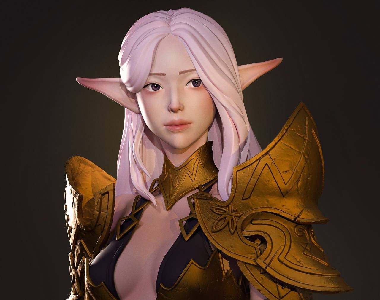 ArtStation - Student Work - Elf Warrior