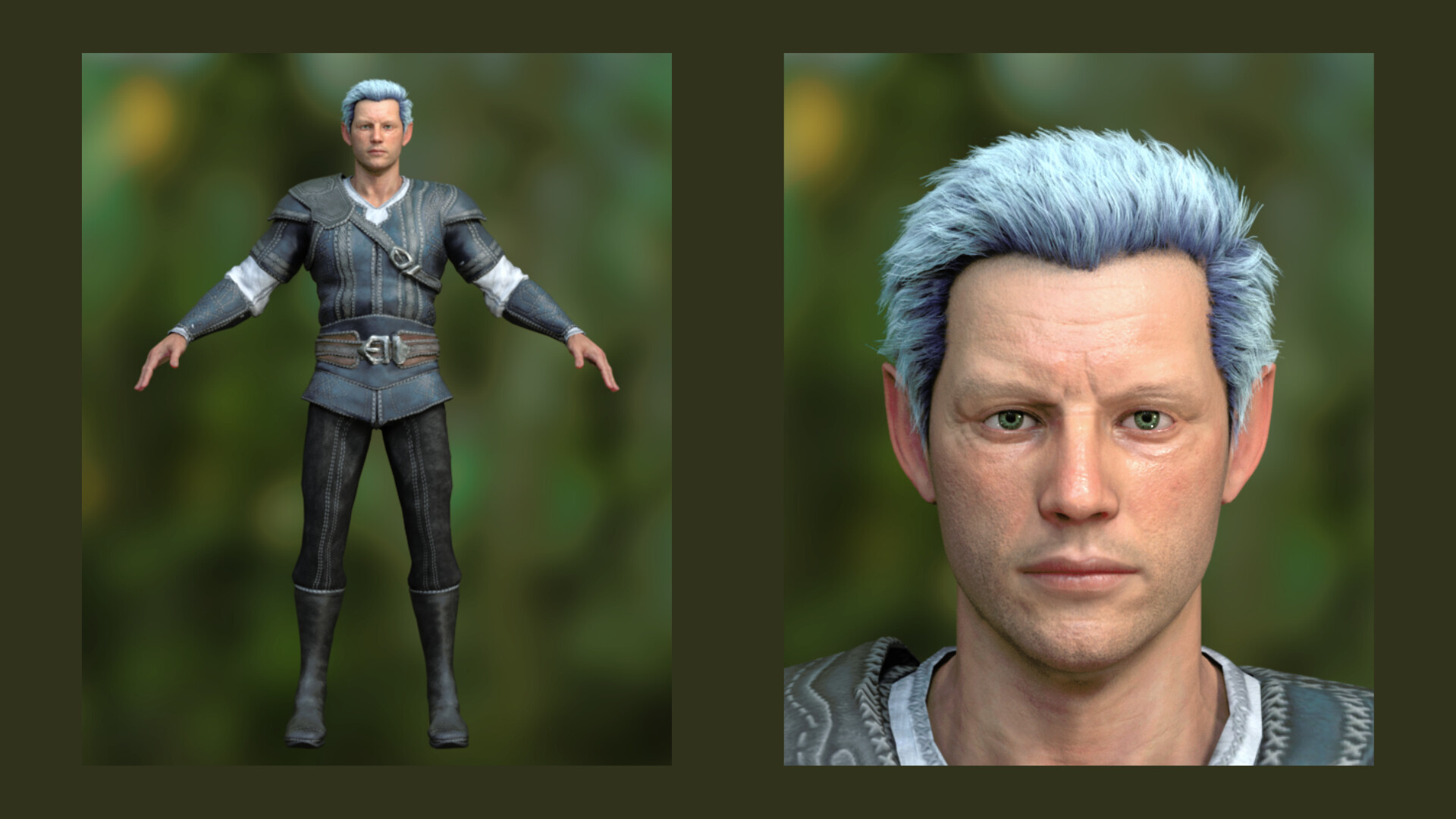 ArtStation - Medieval Fantasy Male Elfs